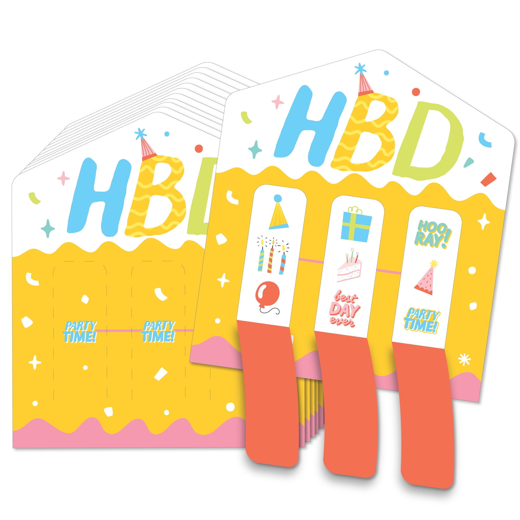 Big Dot of Happiness Party Time - Happy Birthday Party Game Pickle ...