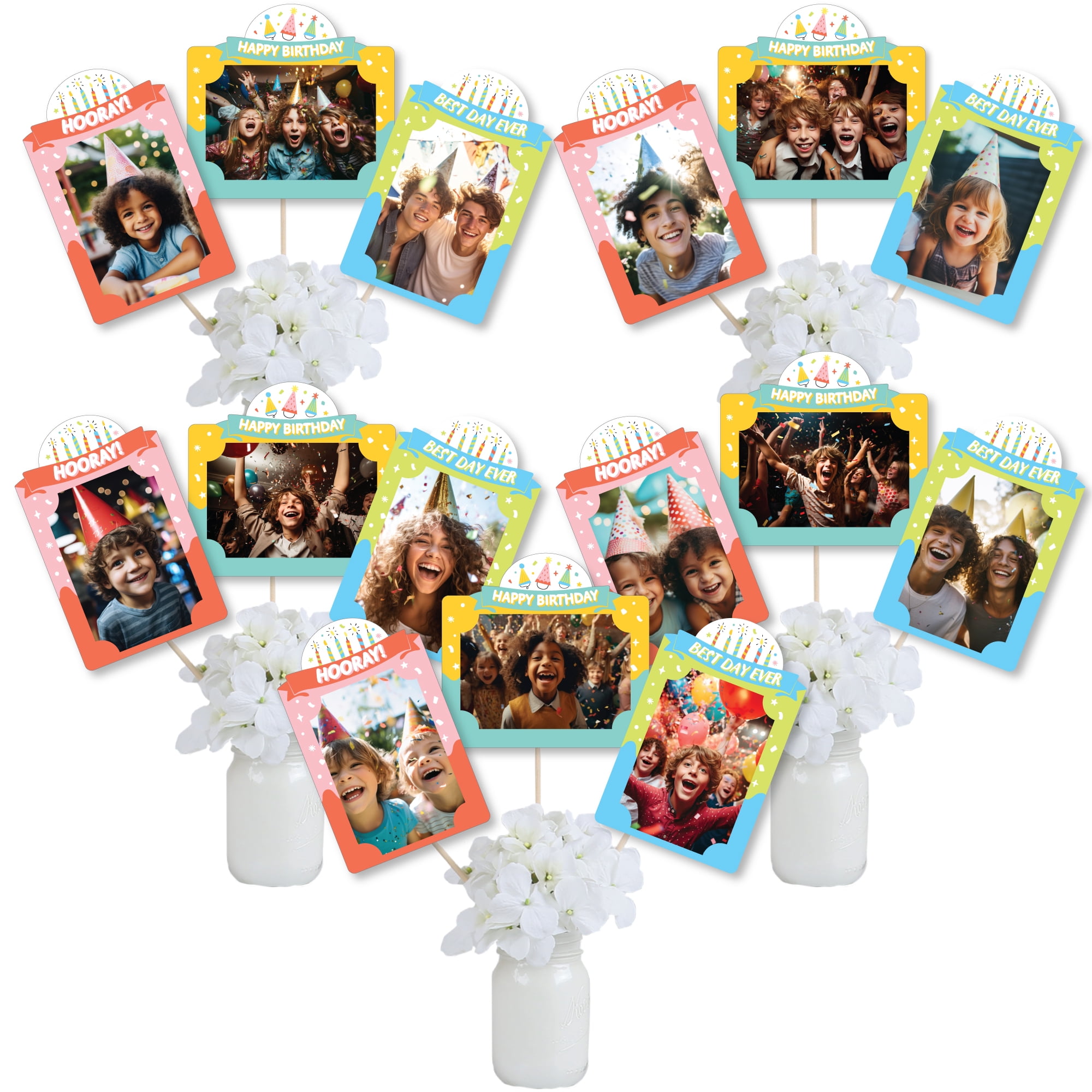 Big Dot of Happiness Party Time - Happy Birthday Party Picture ...