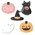 Big Dot of Happiness Pastel Halloween - DIY Shaped Pink Pumpkin Party ...