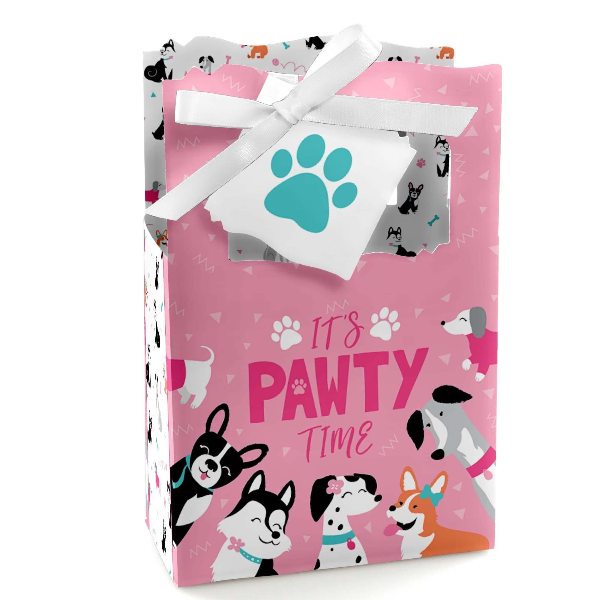 Big Dot of Happiness Pawty Like a Puppy Girl - Pink Dog Baby Shower or ...