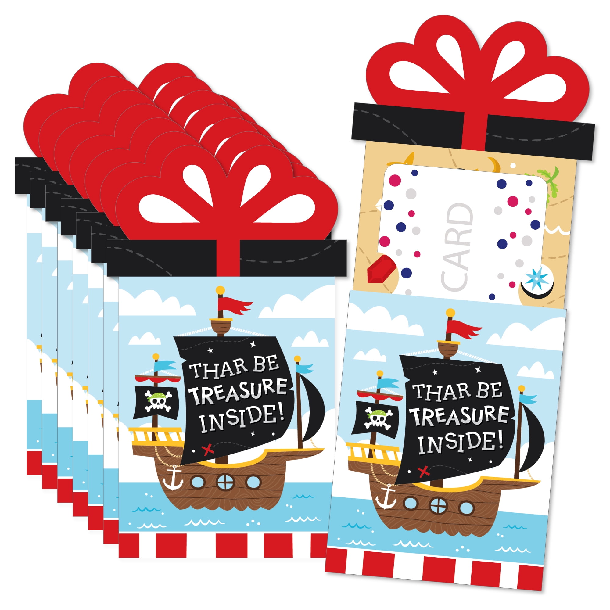 Big Dot of Happiness Pirate Ship Adventures - Skull Birthday Party ...