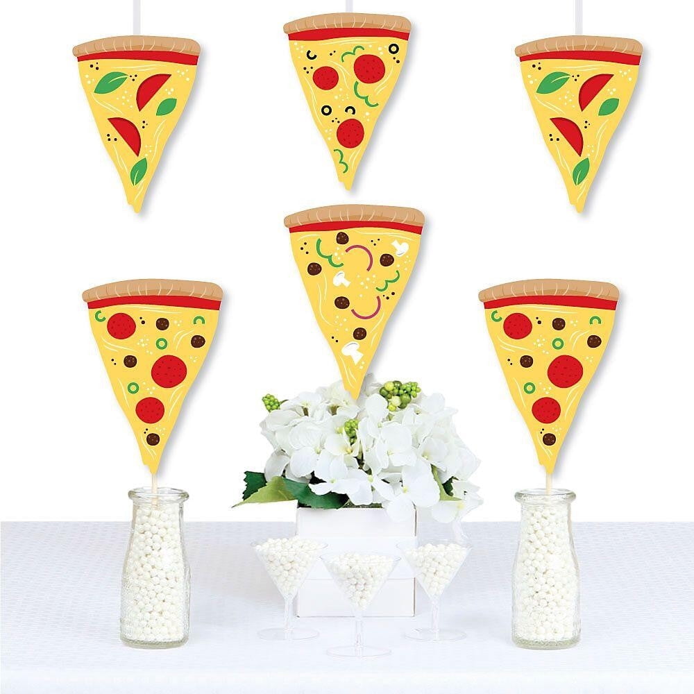 Big Dot of Happiness Pizza Party Time - Decorations DIY Baby Shower or ...