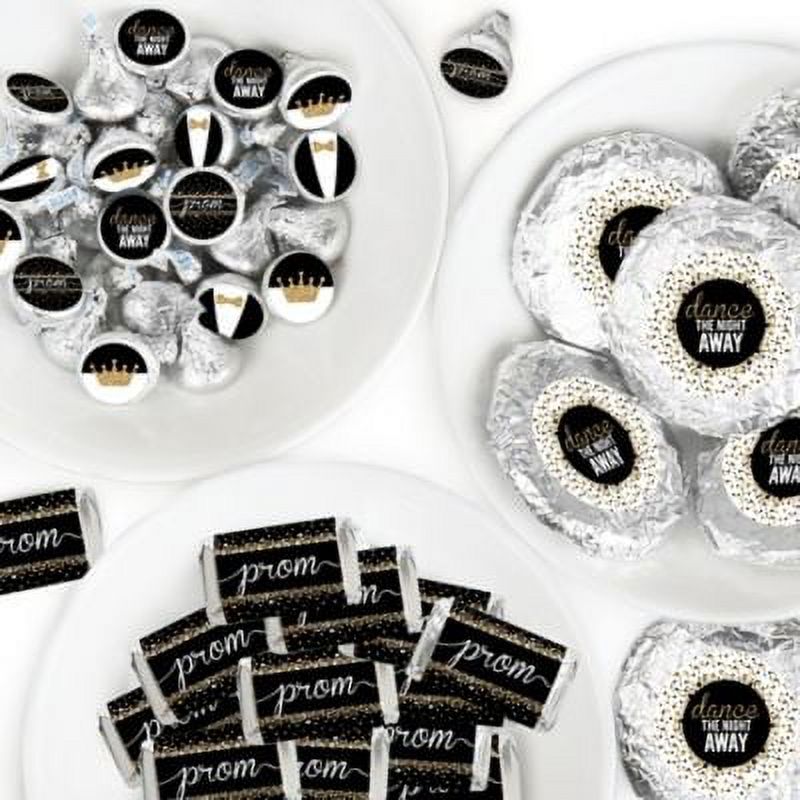 Big Dot of Happiness Prom - Mini Candy Bar Wrappers, Round Candy ...