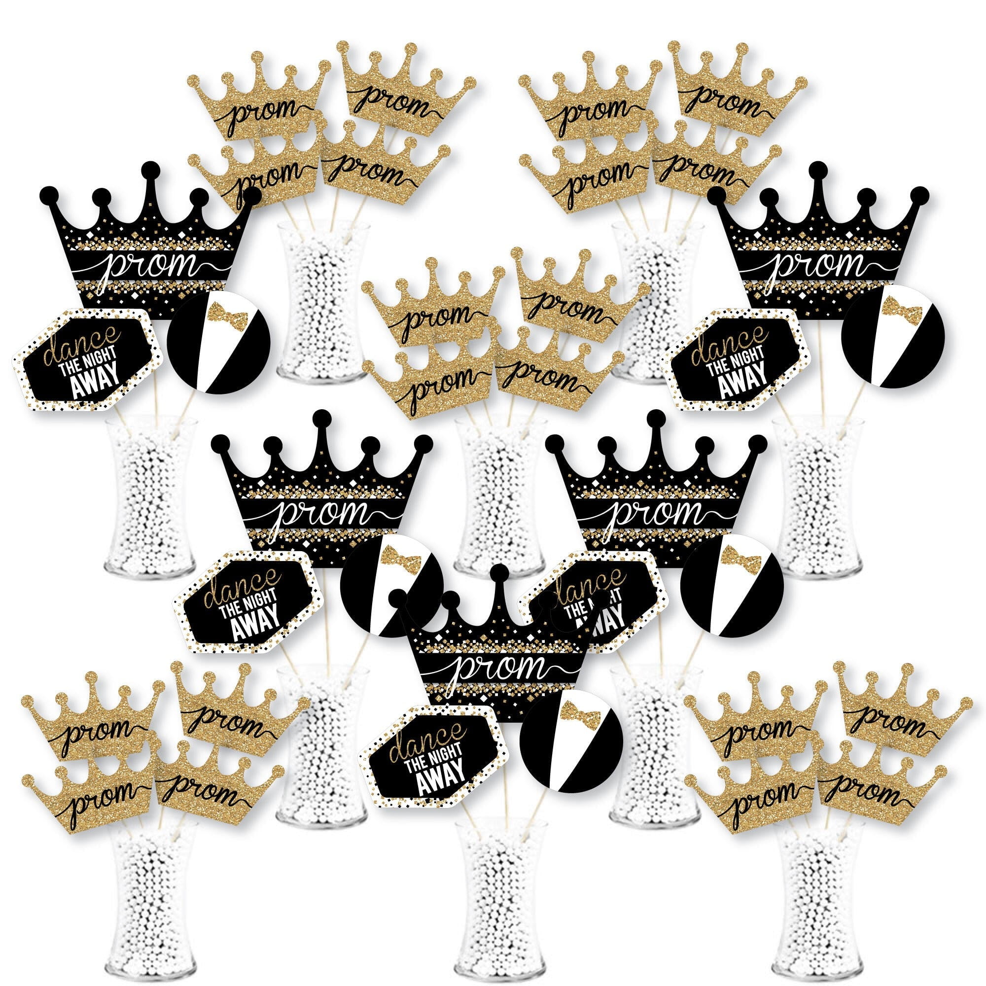 Big Dot of Happiness Prom - Prom Night Party Centerpiece Sticks ...