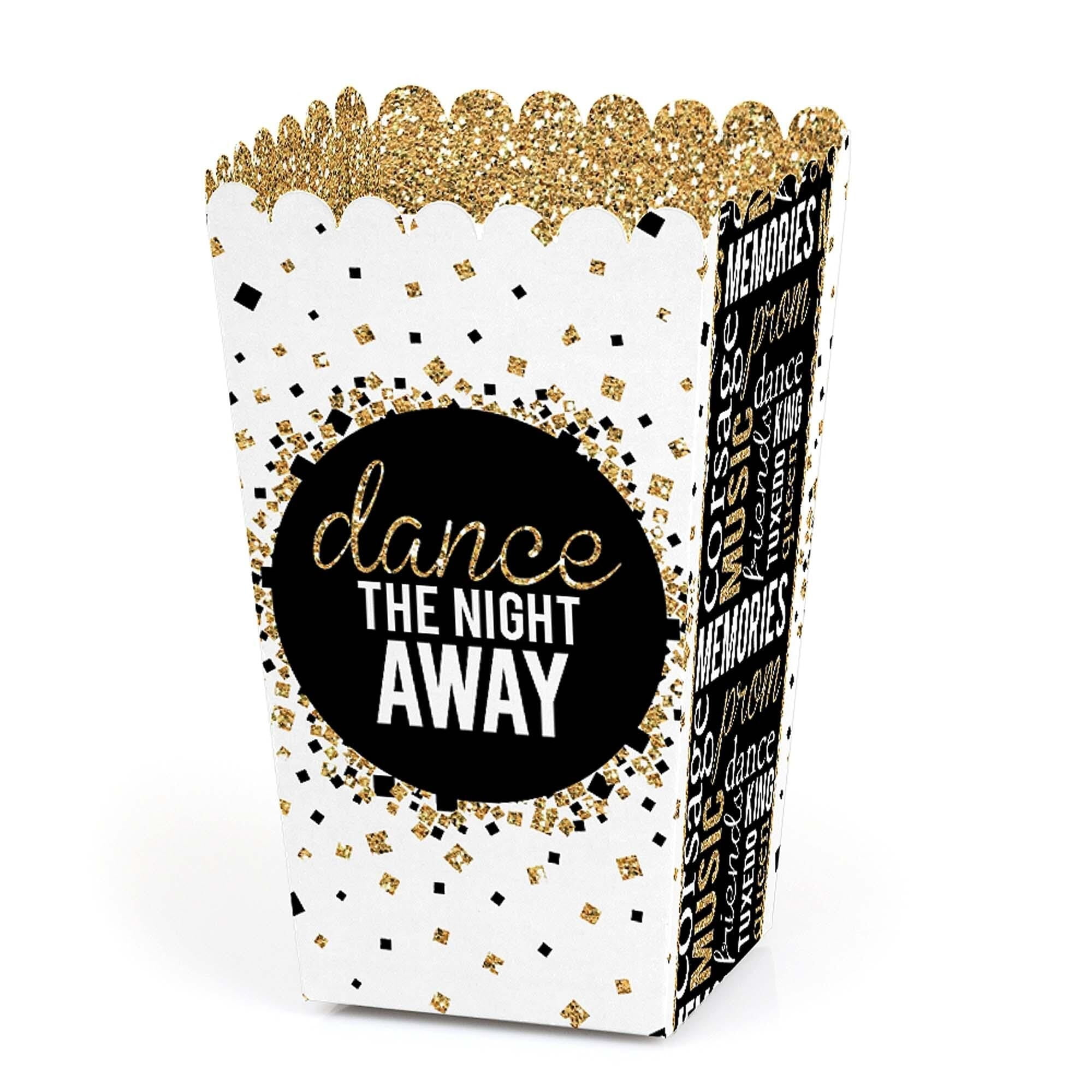 Big Dot of Happiness Prom - Prom Night Party Favor Popcorn Treat Boxes ...