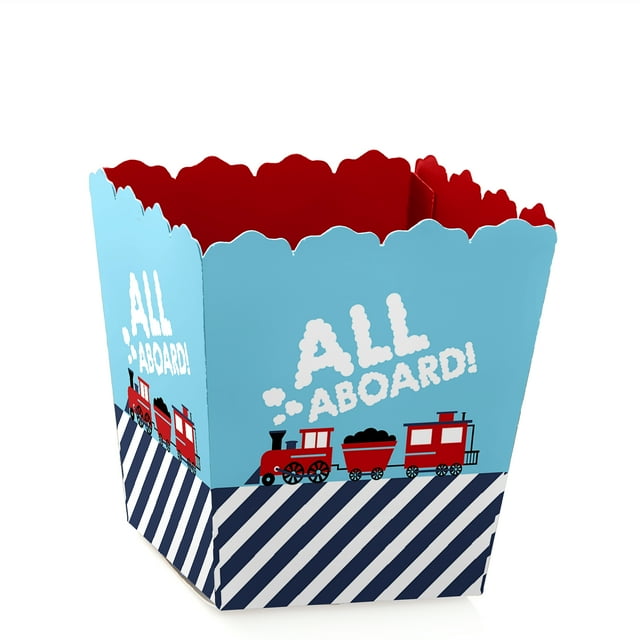 Big Dot of Happiness Railroad Party Crossing - Party Mini Favor Boxes ...