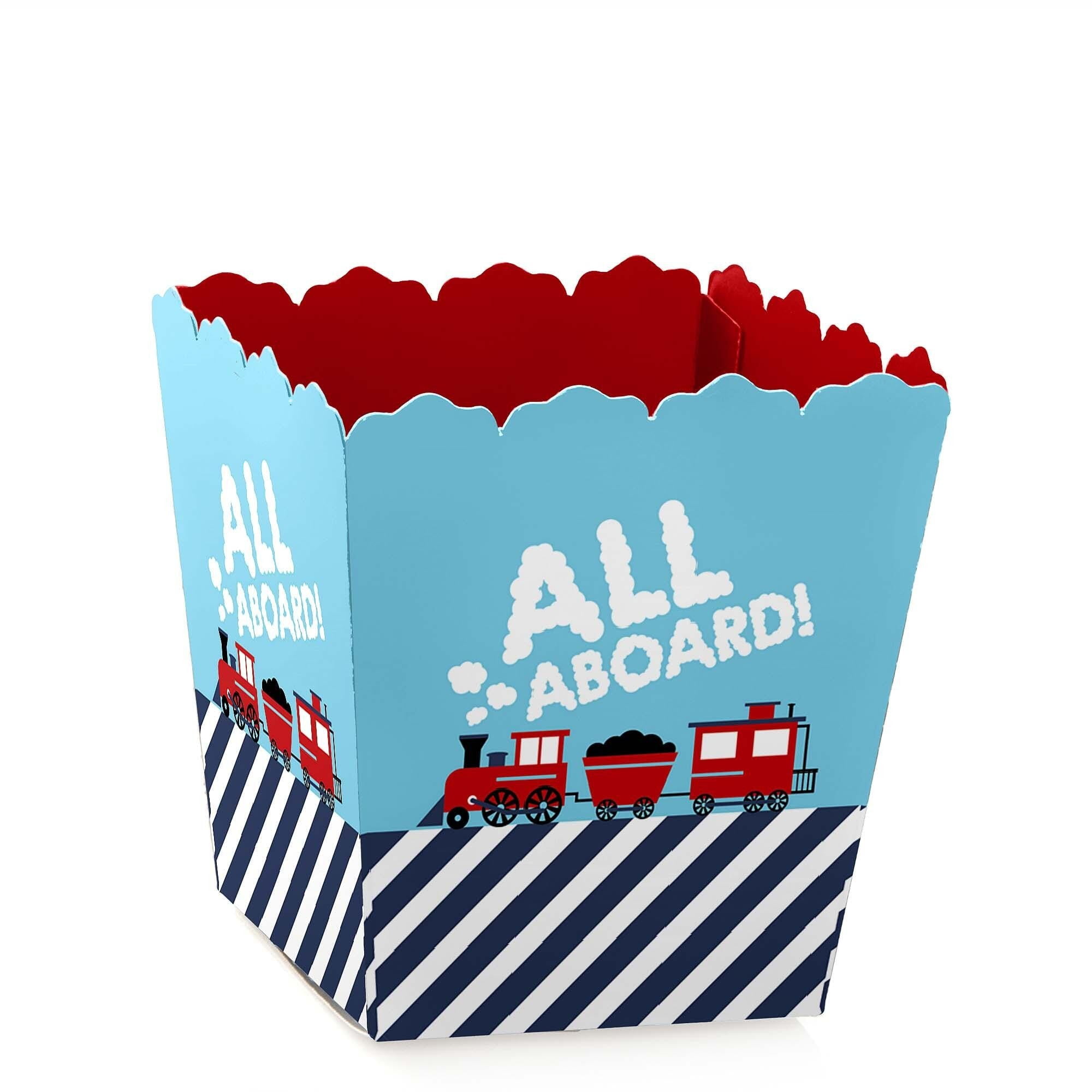 Big Dot of Happiness Railroad Party Crossing - Party Mini Favor Boxes ...