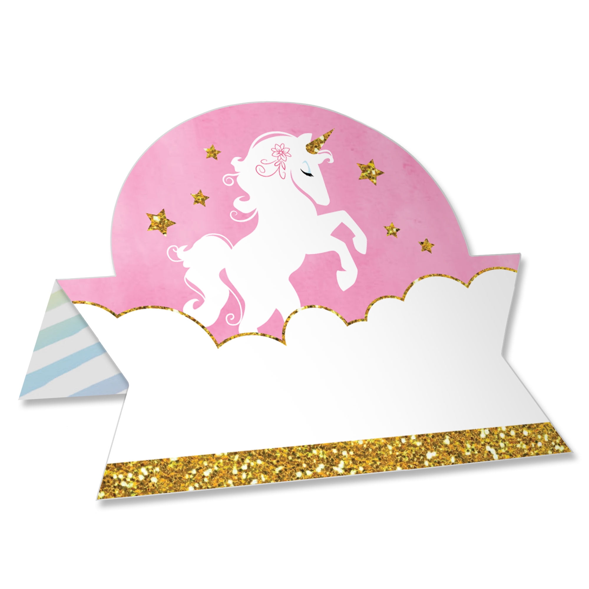 Big Dot of Happiness Rainbow Unicorn - Magical Unicorn Baby Shower or ...