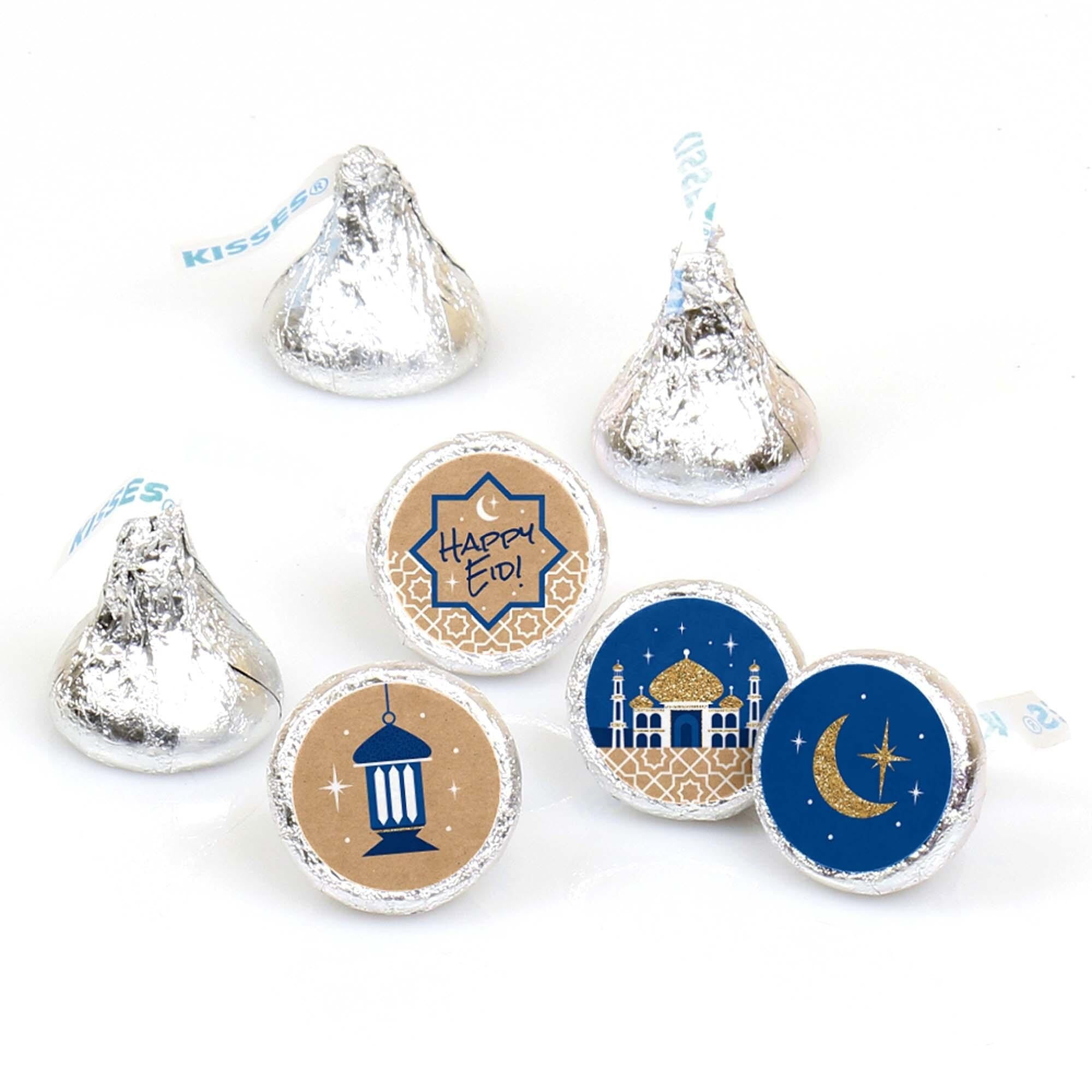 Big Dot of Happiness Ramadan - Eid Mubarak Round Candy Sticker Favors ...