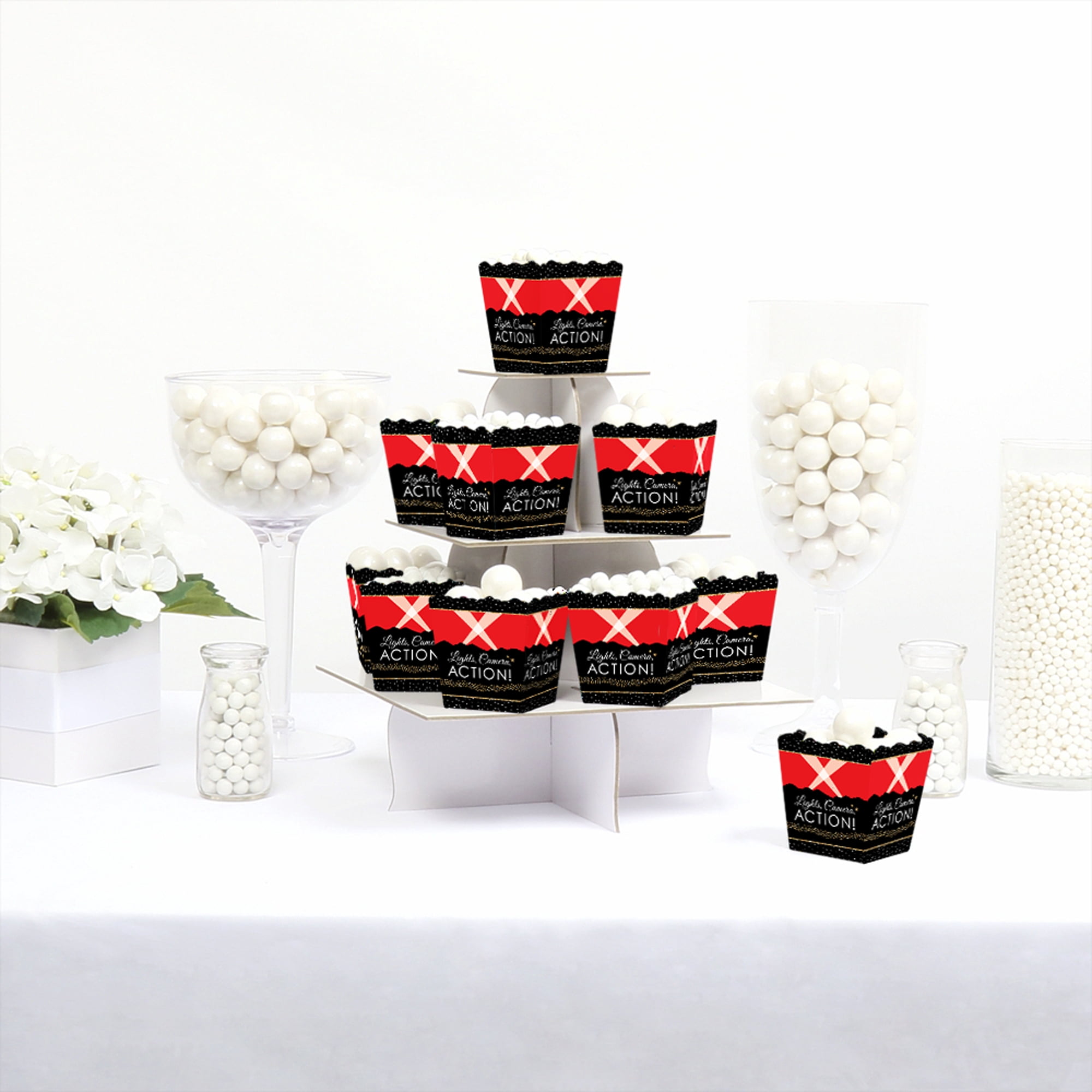 Big Dot of Happiness Red Carpet Hollywood - Party Mini Favor Boxes ...