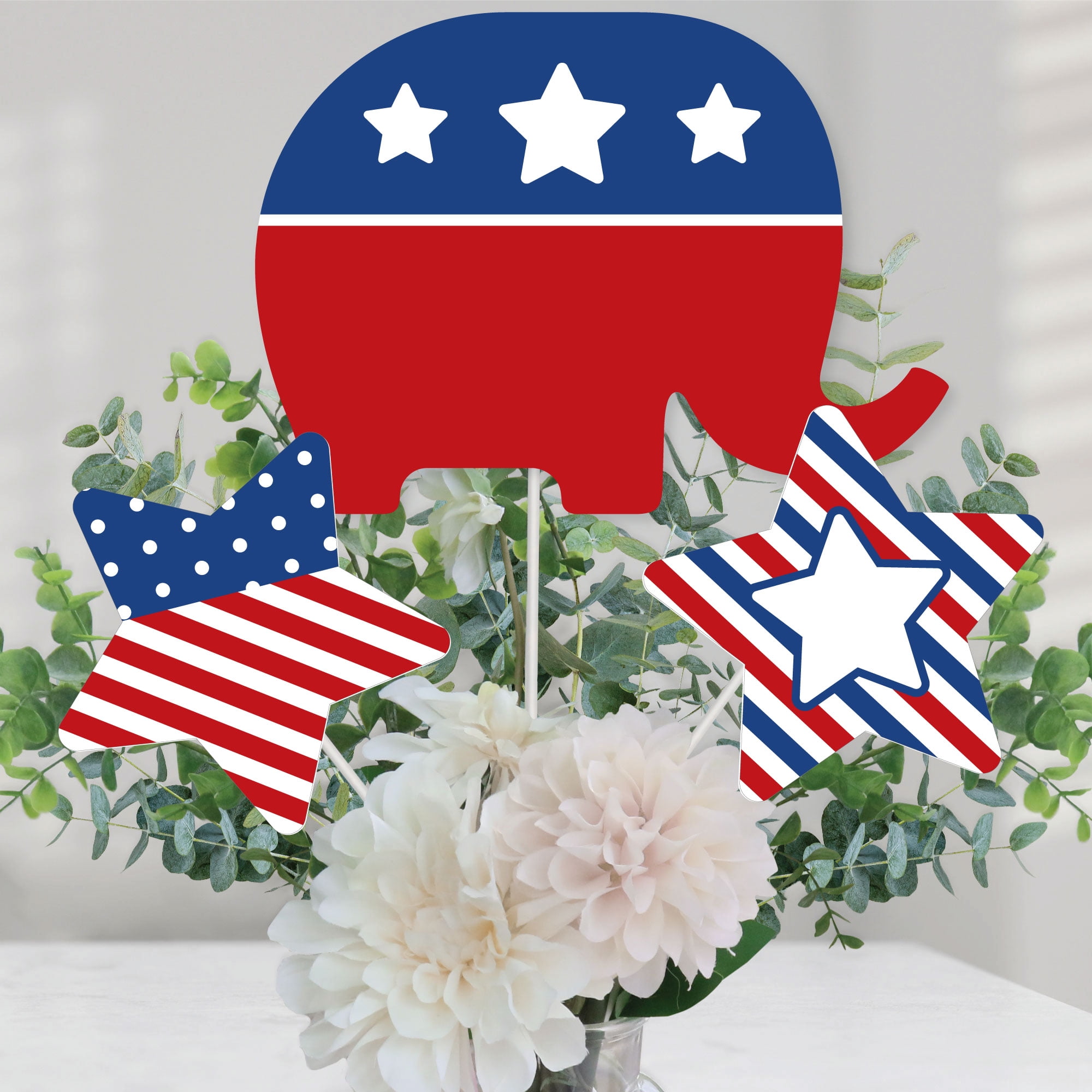 Big Dot of Happiness Republican Election - Political Party Centerpiece ...