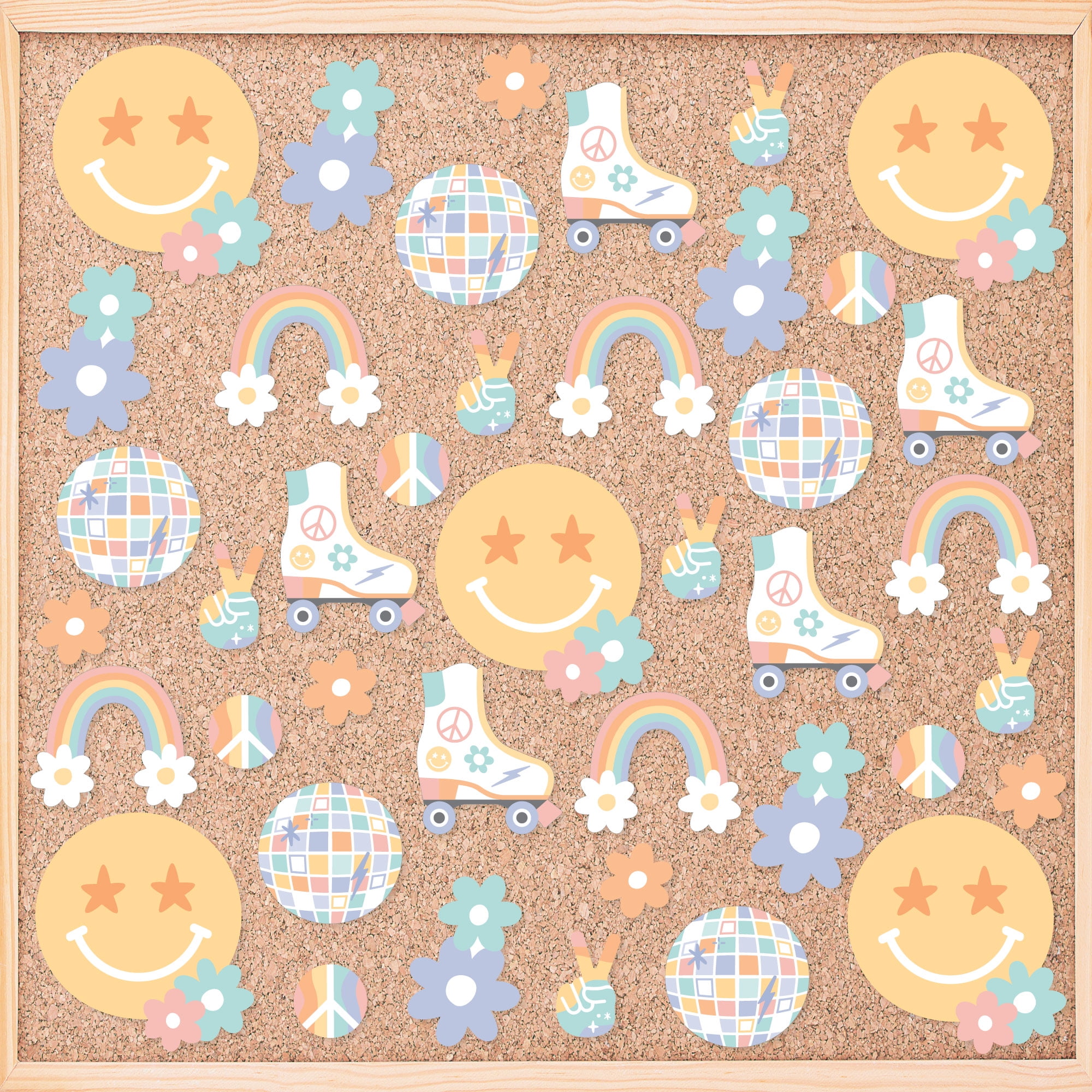 Big Dot of Happiness Retro Pastel - DIY Classroom Decorations ...