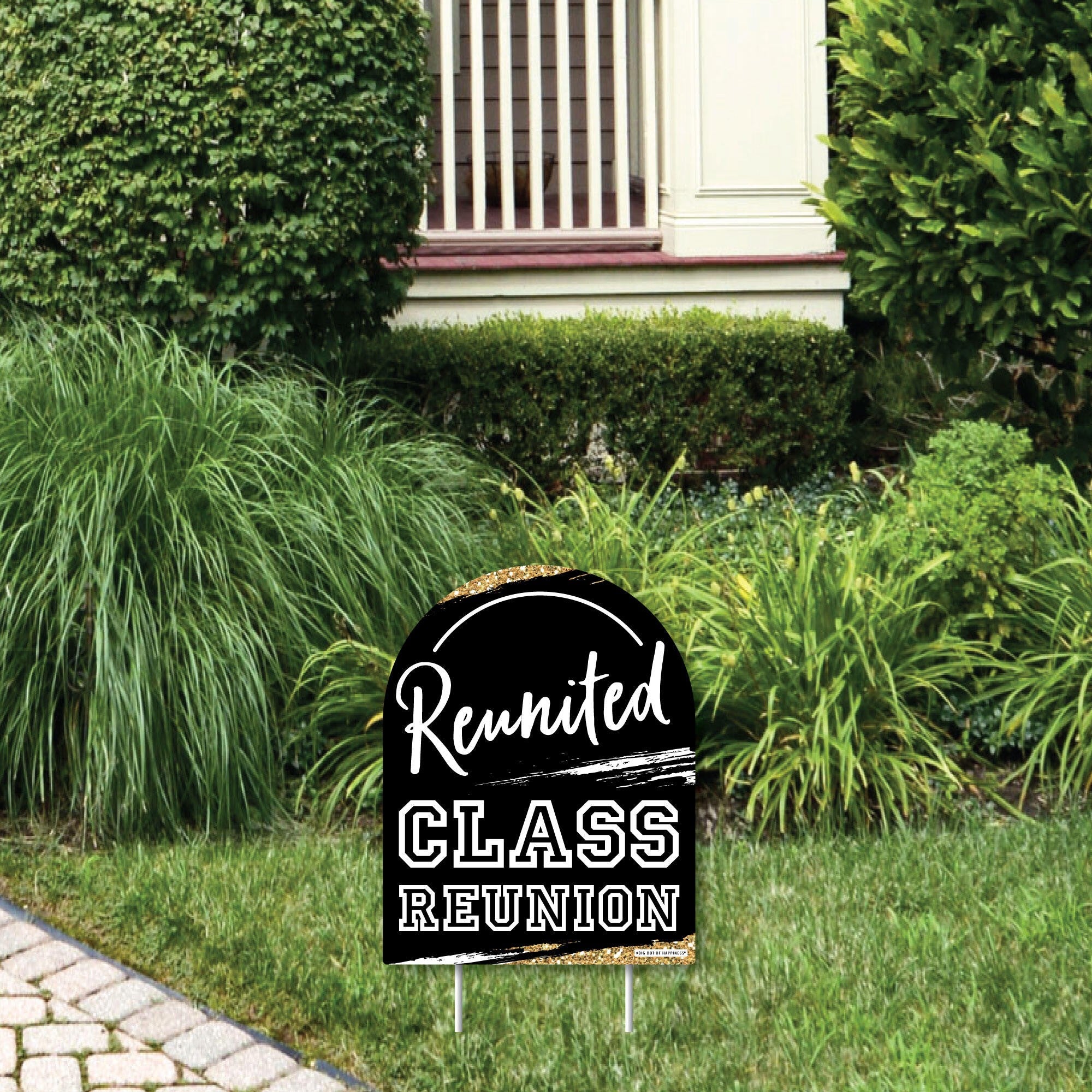 Big Dot of Happiness Reunited - Outdoor Lawn Sign - School Class ...