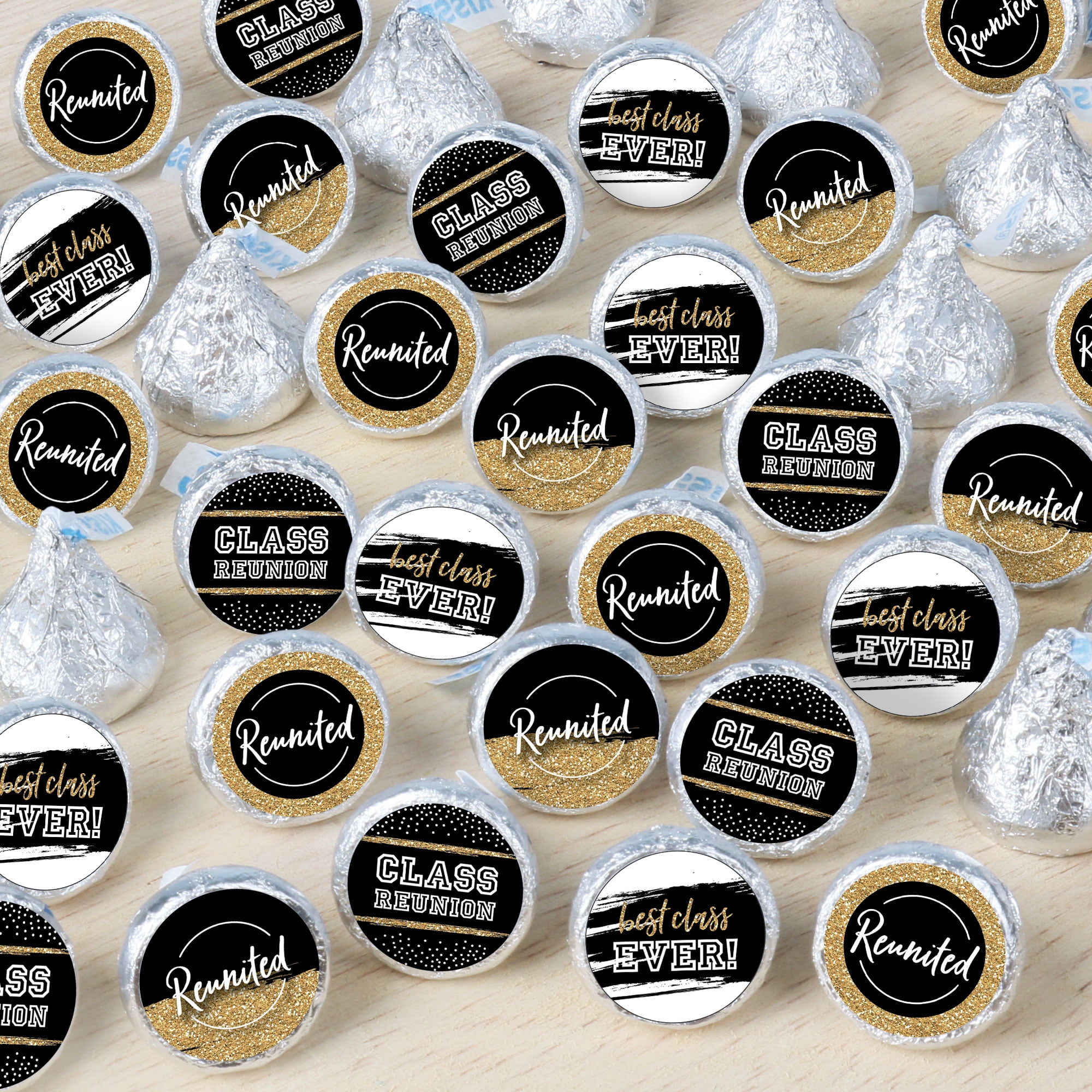 Big Dot of Happiness Reunited - School Class Reunion Party Small Round ...