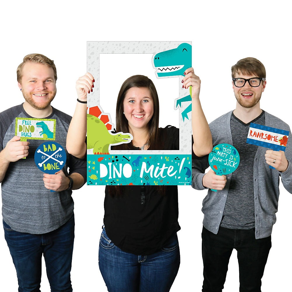 Big Dot of Happiness Roar Dinosaur - Dino Mite T-Rex Baby Shower or ...