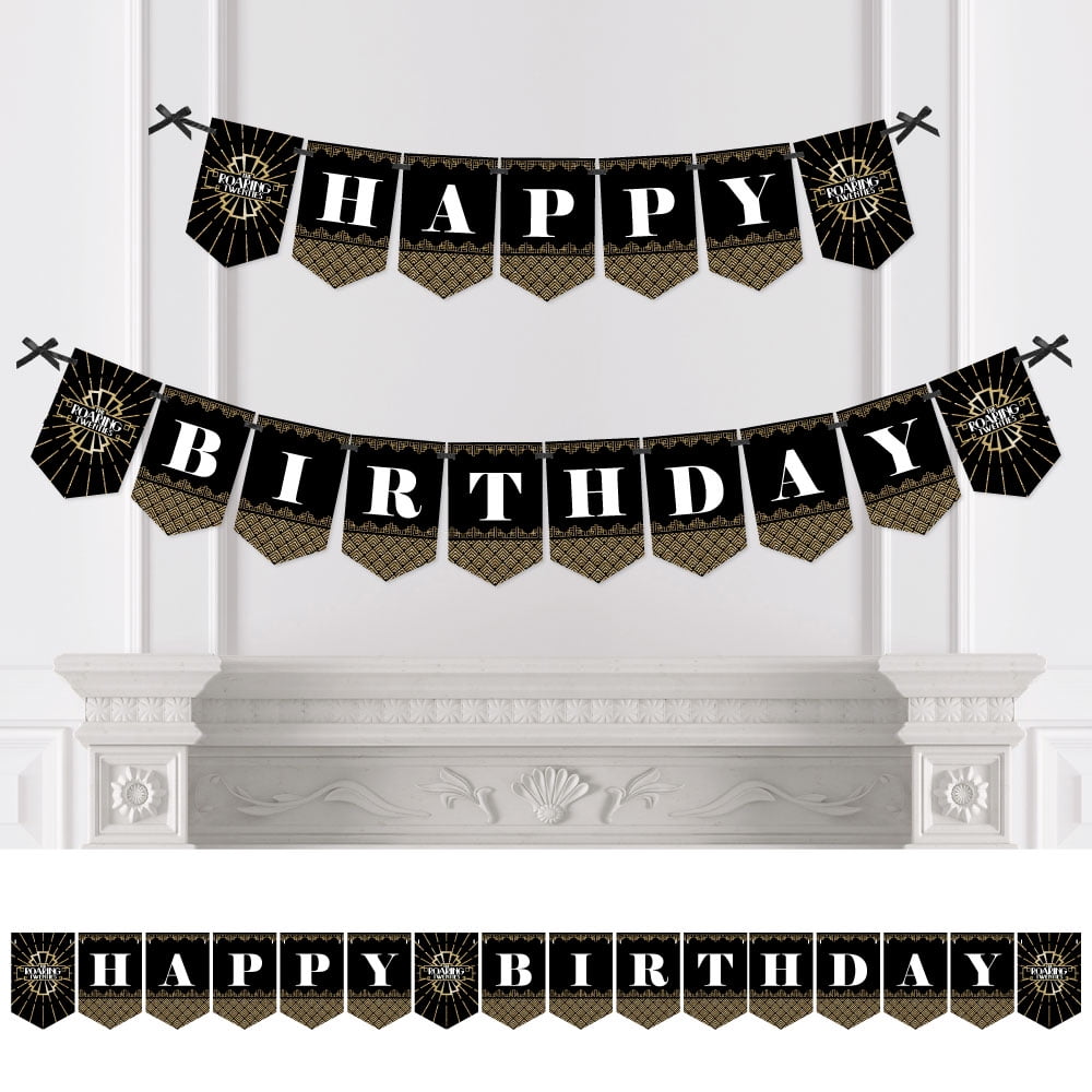 Big Dot of Happiness Roaring 20's - 1920s Art Deco Jazz Birthday Party ...