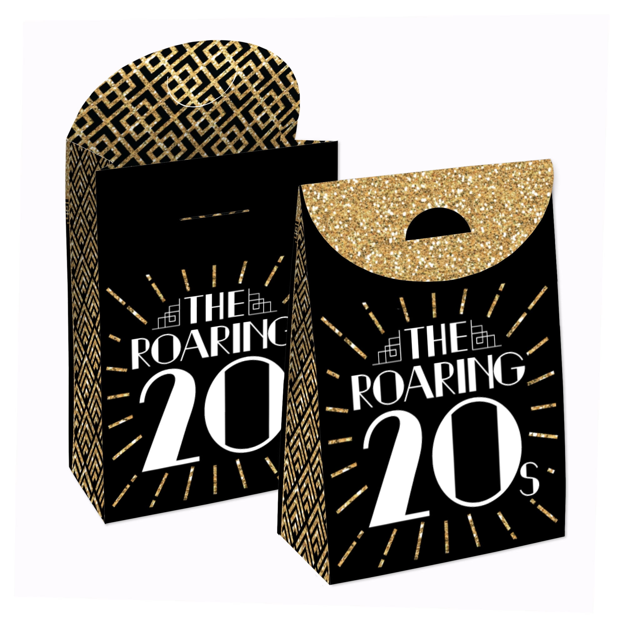 Big Dot of Happiness Roaring 20’s - 1920s Art Deco Jazz Gift Favor Bags ...
