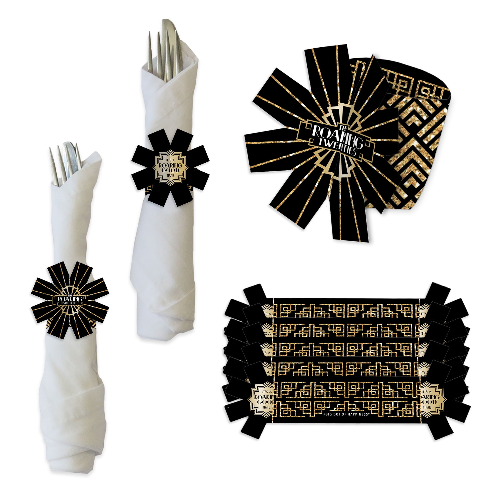 Big Dot of Happiness Roaring 20's - 1920s Art Deco Jazz Party Paper ...