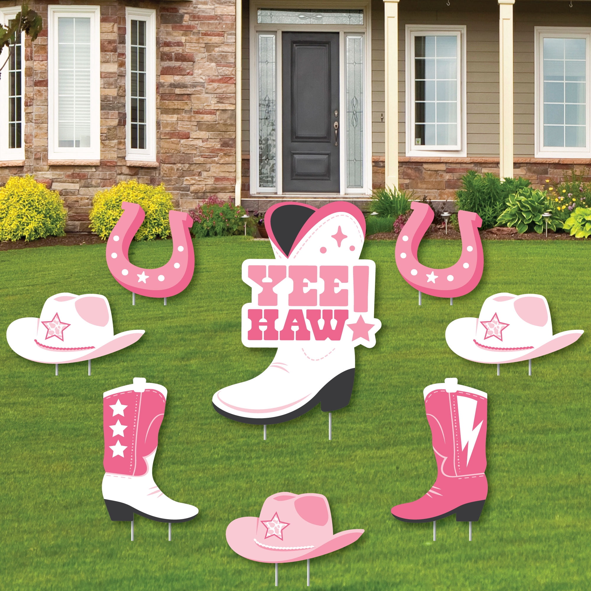 Big Dot of Happiness Rodeo Cowgirl - Yard Sign and Outdoor Lawn ...