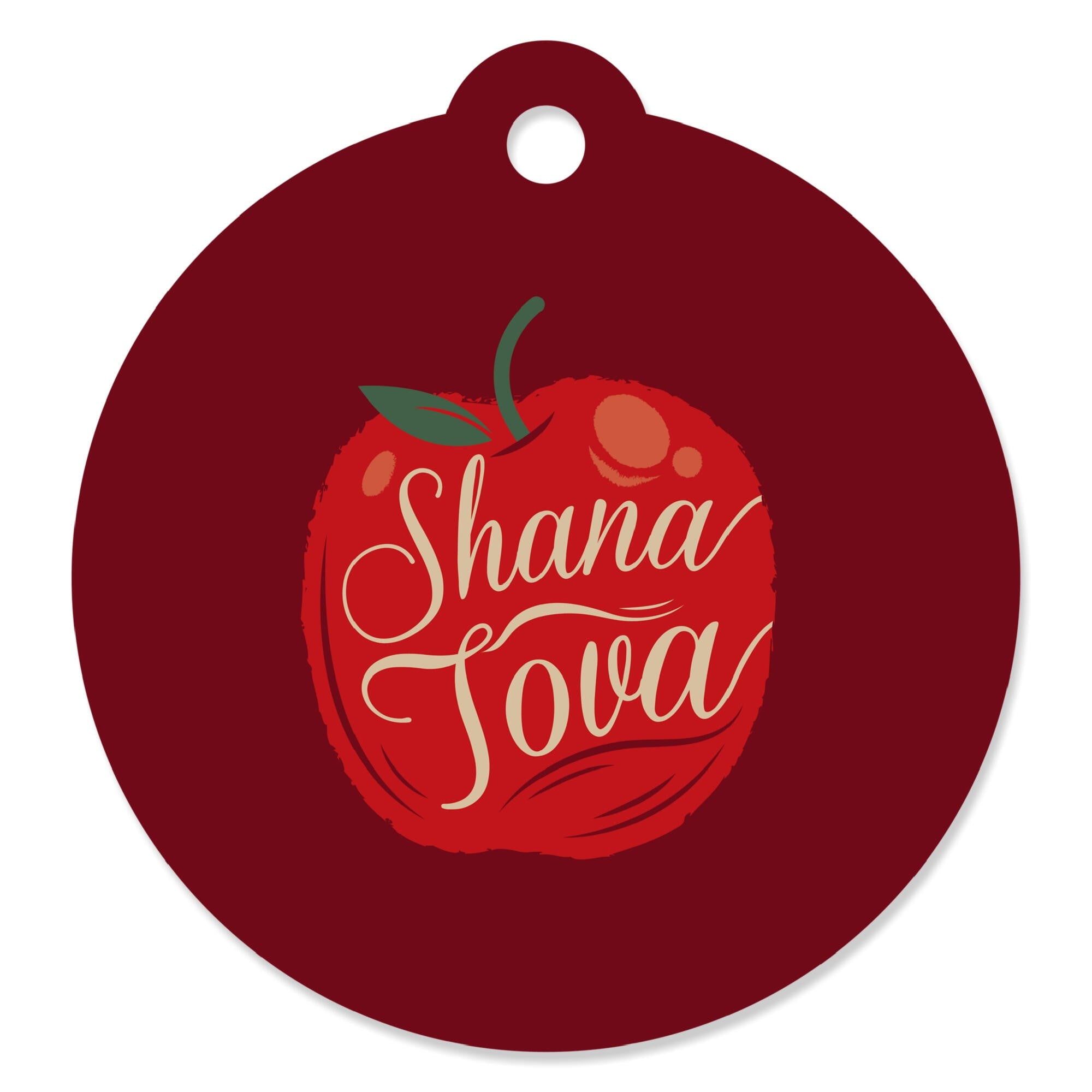 Big Dot of Happiness Rosh Hashanah - New Year Favor Gift Tags (Set of ...