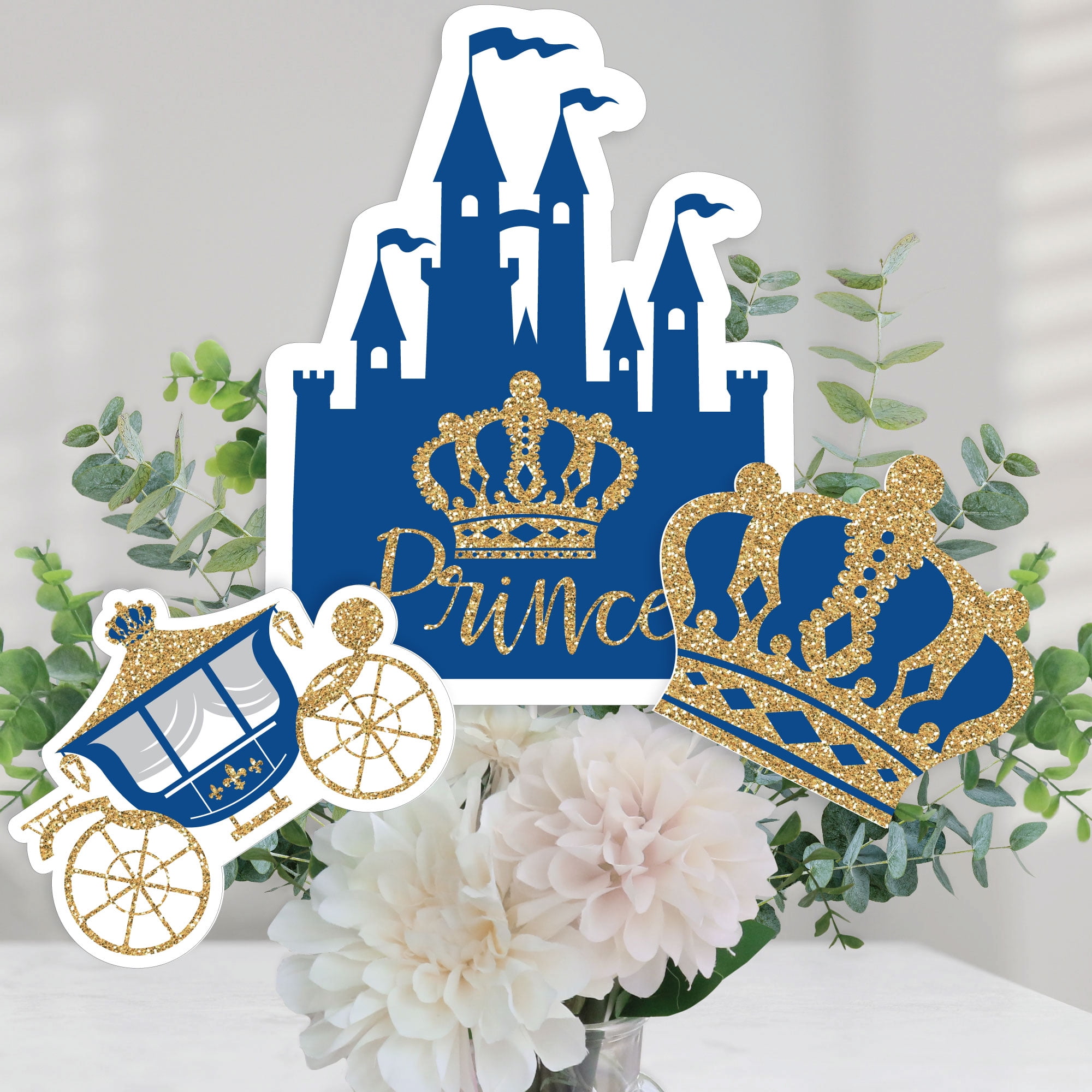 Big Dot of Happiness Royal Prince Charming - Baby Shower Decor ...