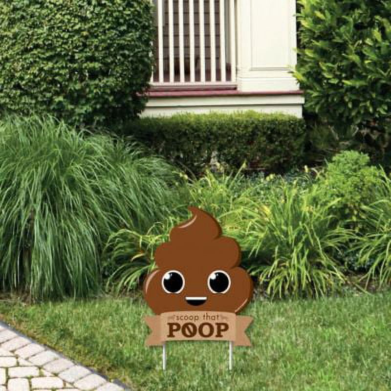 Big Dot of Happiness Scoop That Poop - Outdoor Lawn Sign - No Dog Poop ...