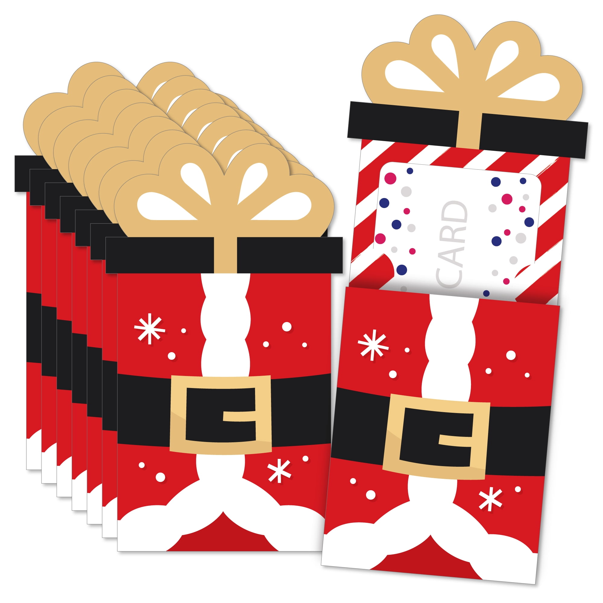 Big Dot of Happiness Secret Santa - Christmas Gift Exchange Party Money ...