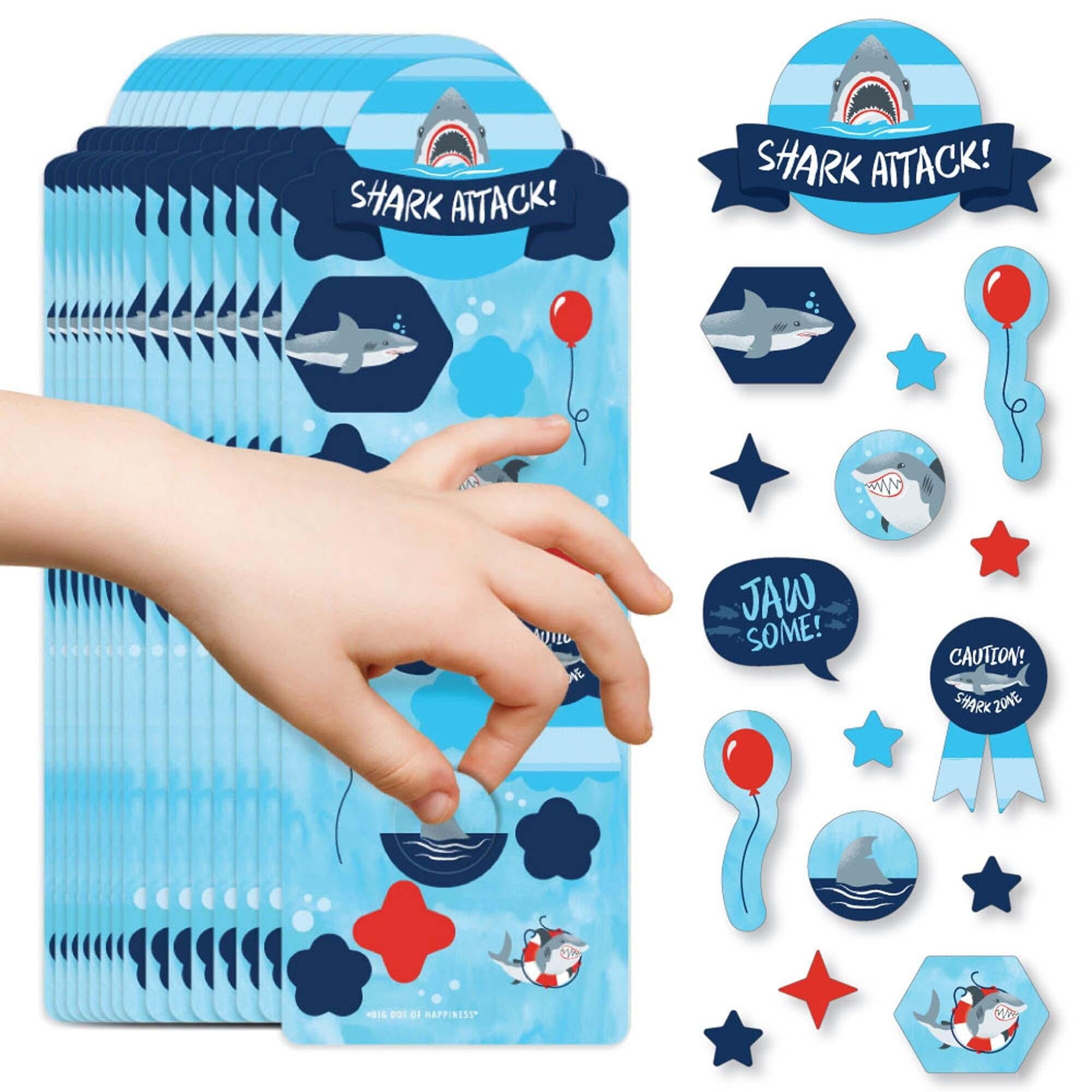 Big Dot of Happiness Shark Zone - Jawsome Shark Birthday Party Favor ...