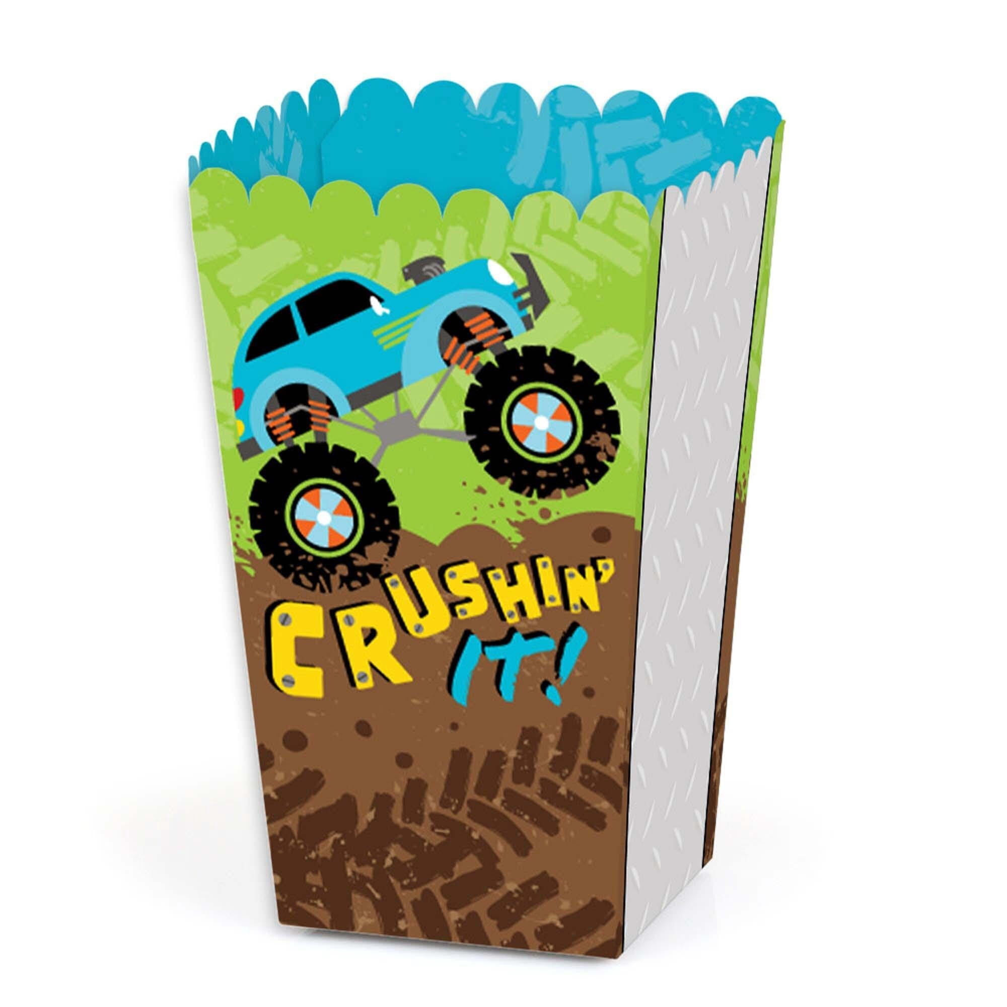 Big Dot of Happiness Smash and Crash - Monster Truck - Boy Birthday ...