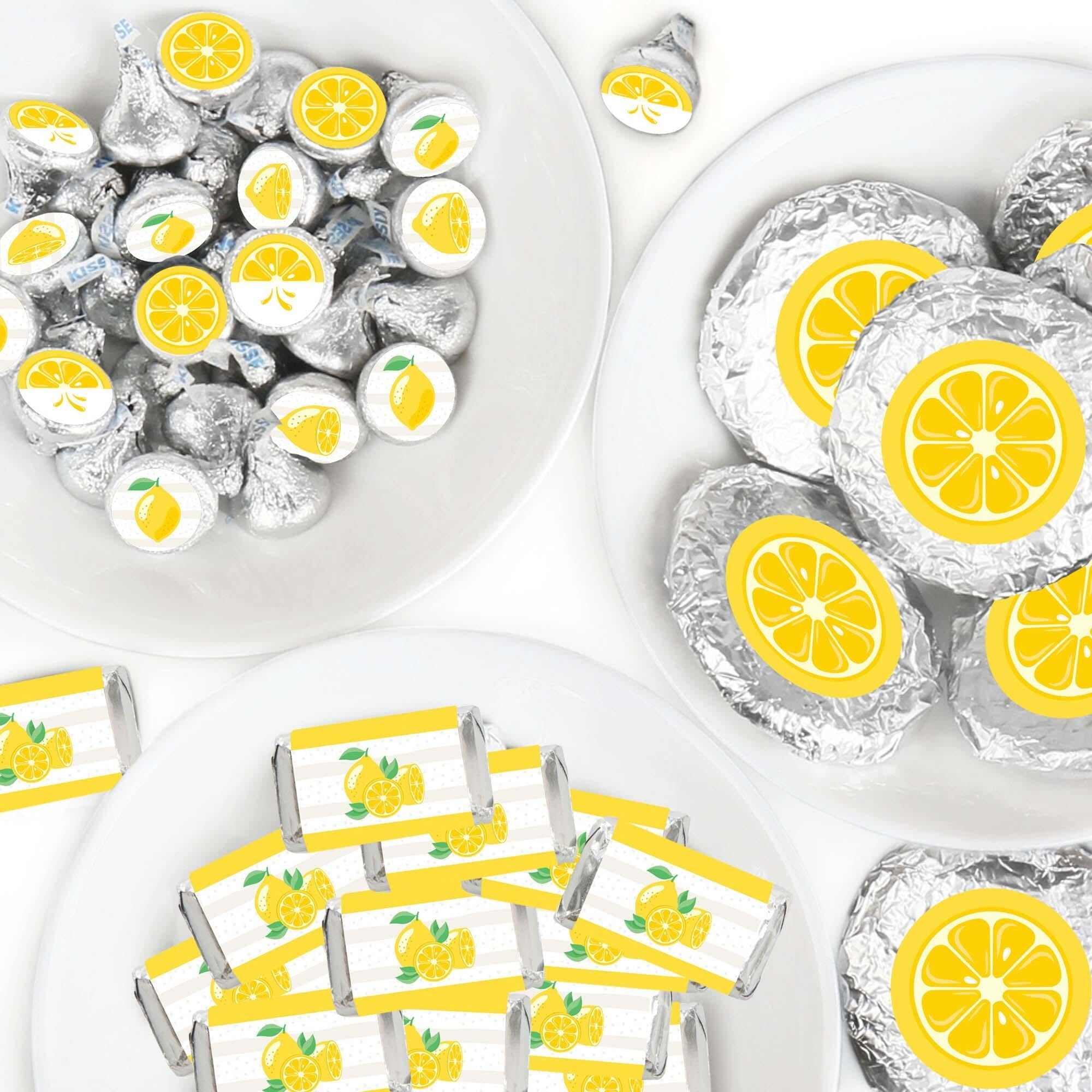 Big Dot of Happiness So Fresh - Lemon - Citrus Lemonade Party Candy ...