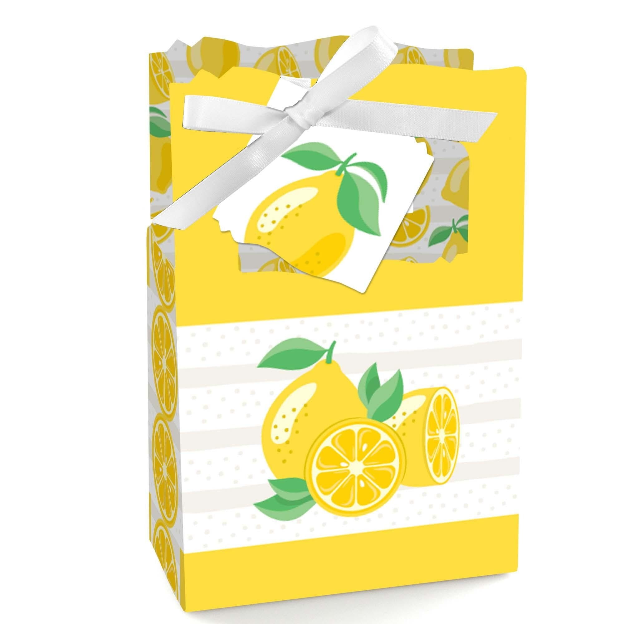 Big Dot of Happiness So Fresh - Lemon - Citrus Lemonade Party Favor ...