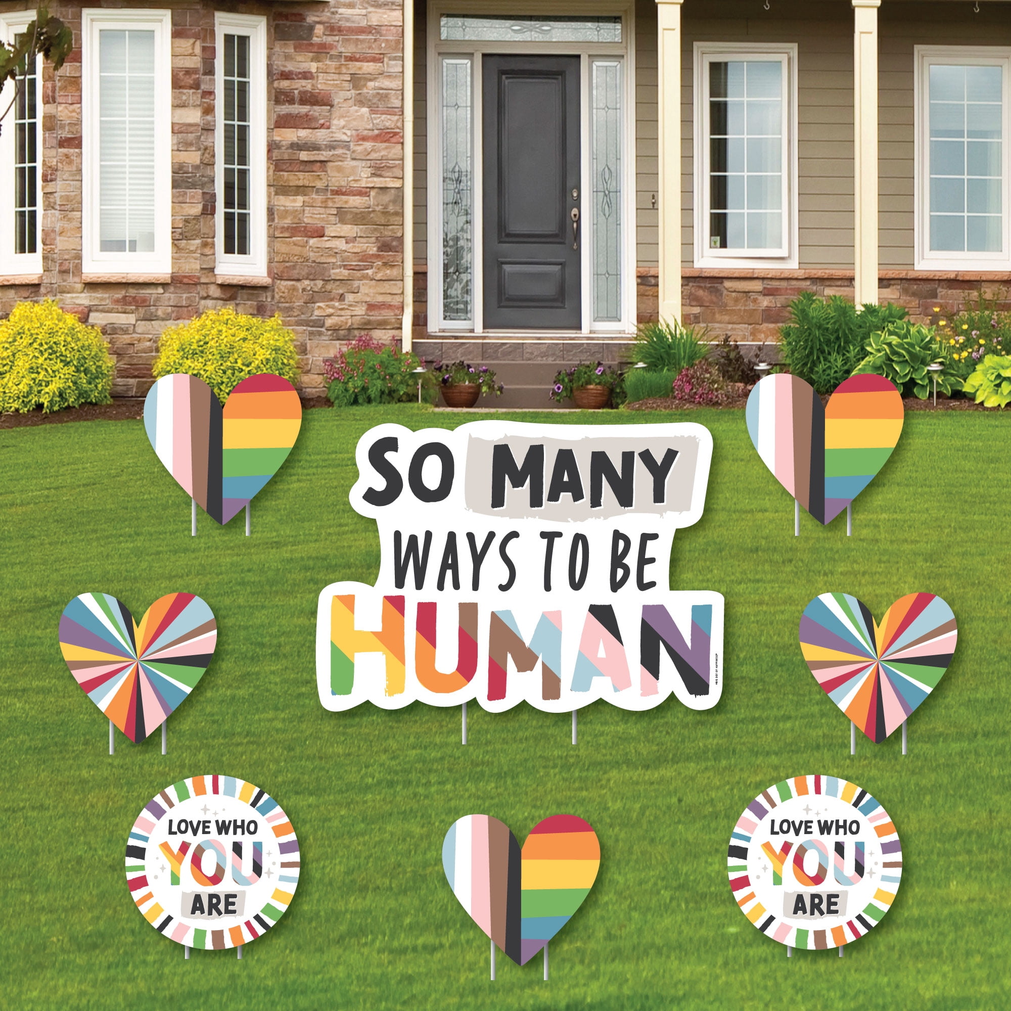 Big Dot of Happiness So Many Ways to Be Human - Yard Sign and Outdoor ...