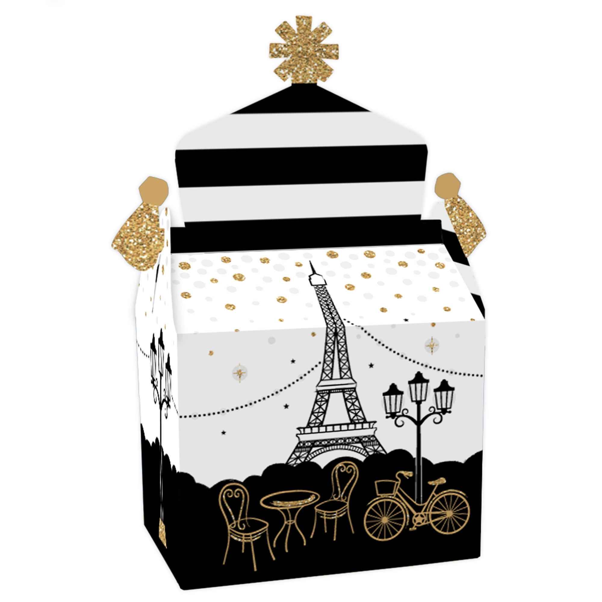 Big Dot of Happiness Stars Over Paris - Treat Box Party Favors ...