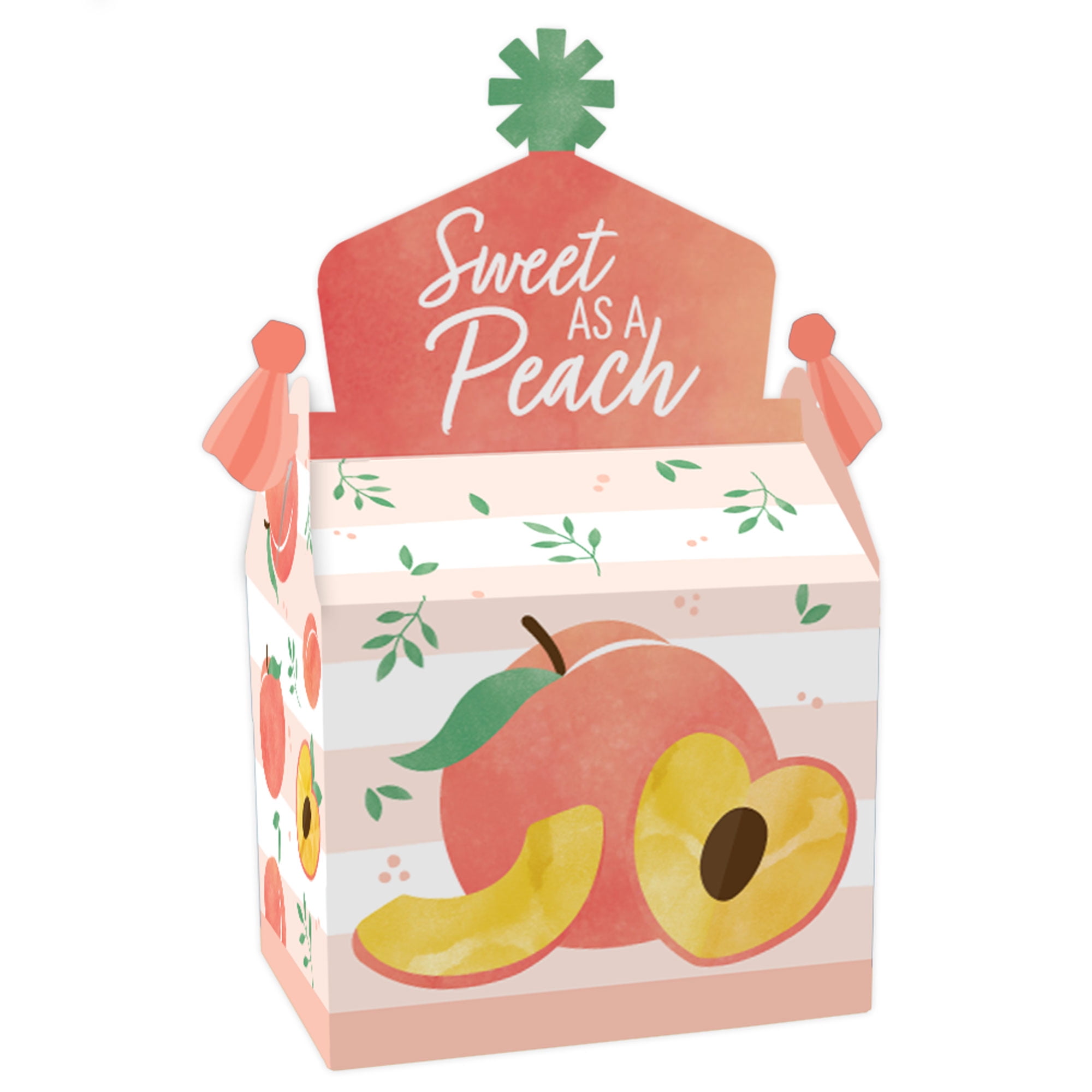 Big Dot of Happiness Sweet as a Peach - Treat Box Party Favors - Fruit ...