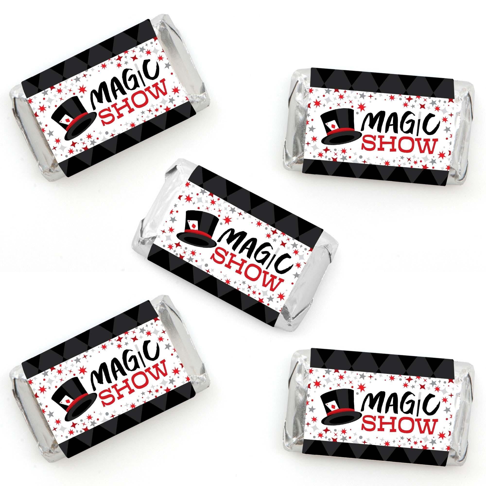 Big Dot of Happiness Ta-Da, Magic Show - Mini Candy Bar Wrapper ...