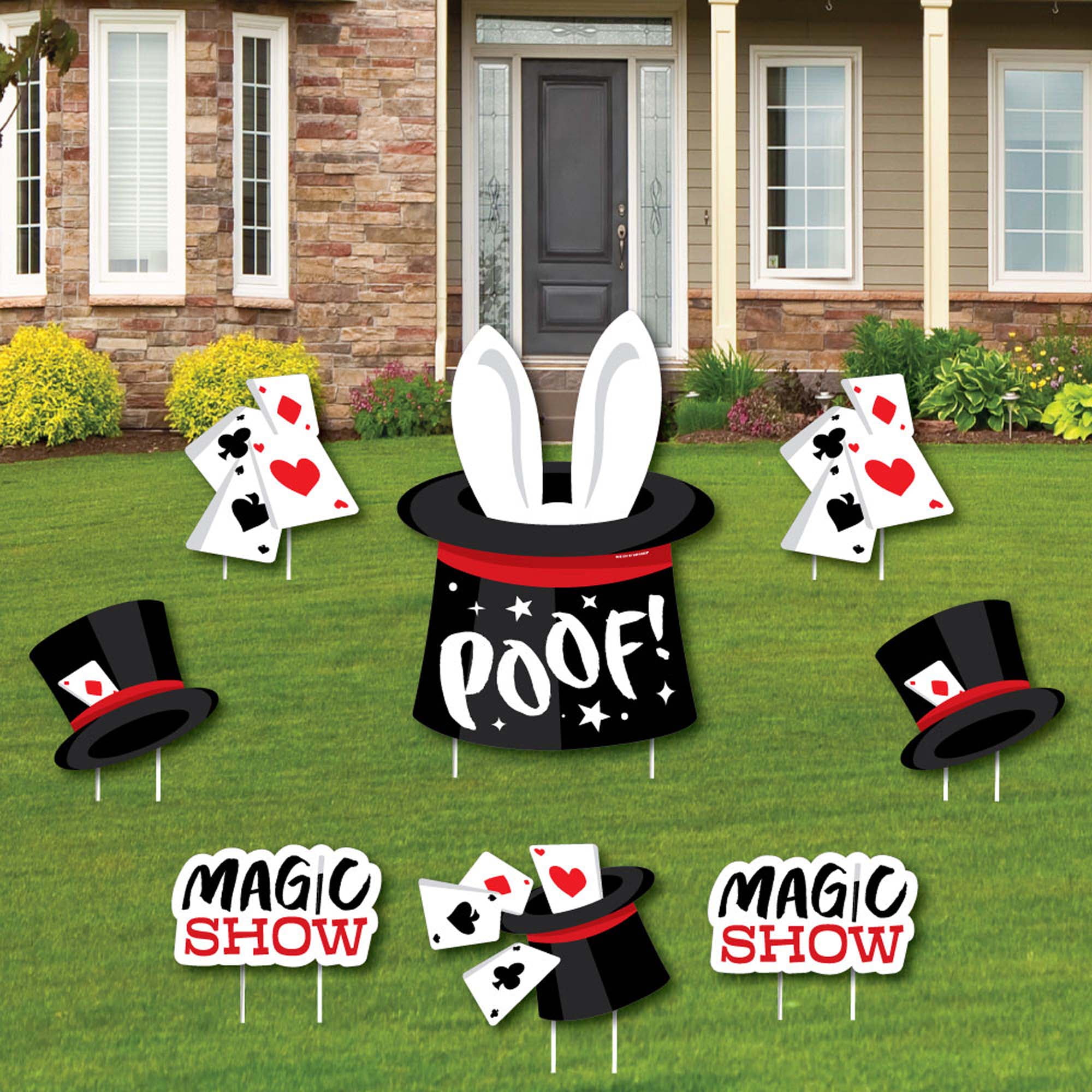 Big Dot of Happiness Ta-Da, Magic Show - Yard Sign and Outdoor Lawn ...