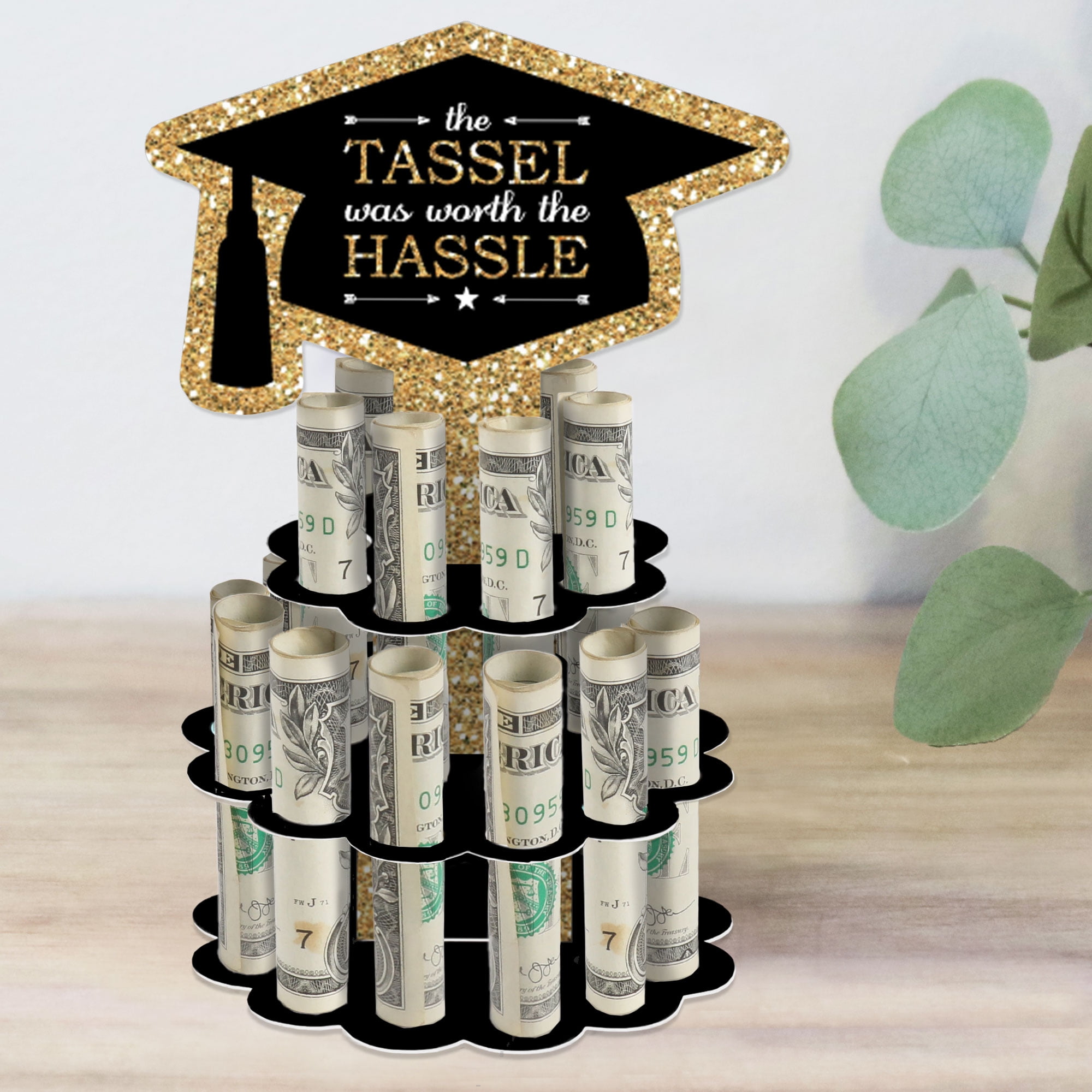 Big Dot of Happiness - Tassel Worth the Hassle - Gold Graduation DIY ...