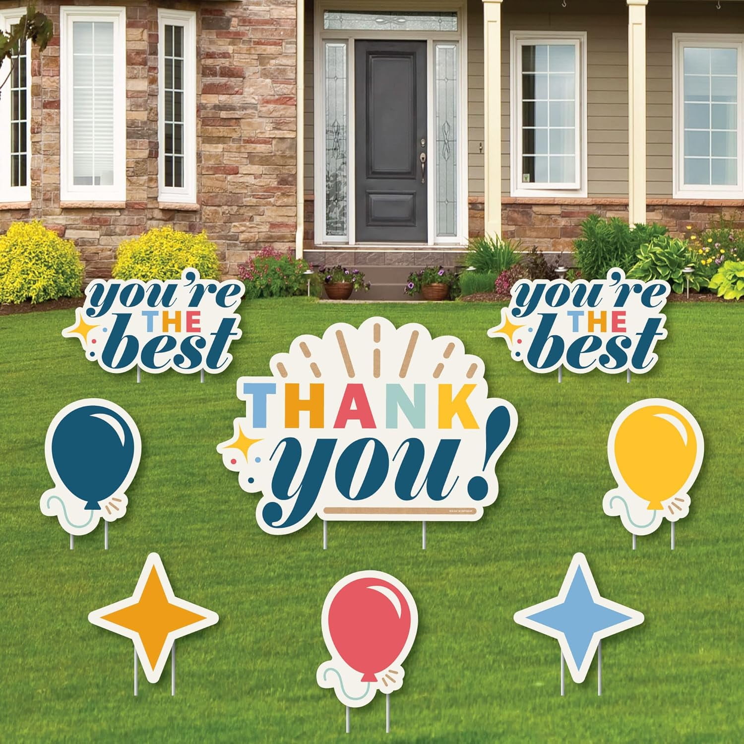Big Dot of Happiness Thank You So Very Much - Yard Sign and Outdoor ...