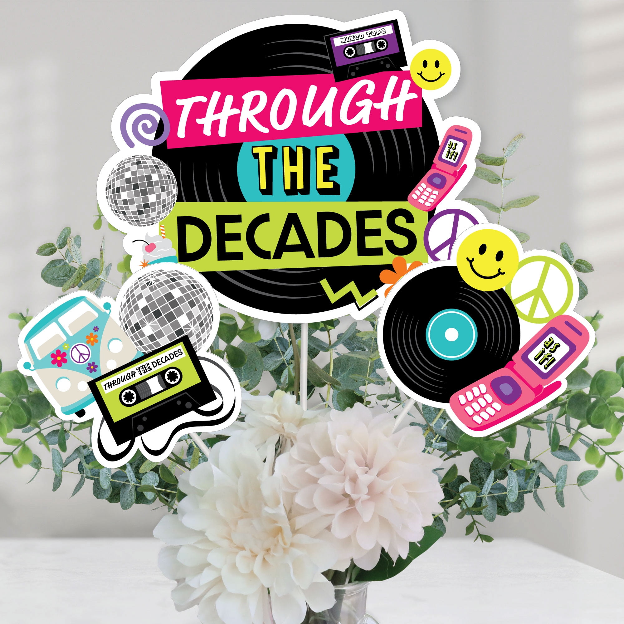 Big Dot of Happiness Through the Decades - 50s, 60s, 70s, 80s, and 90s ...