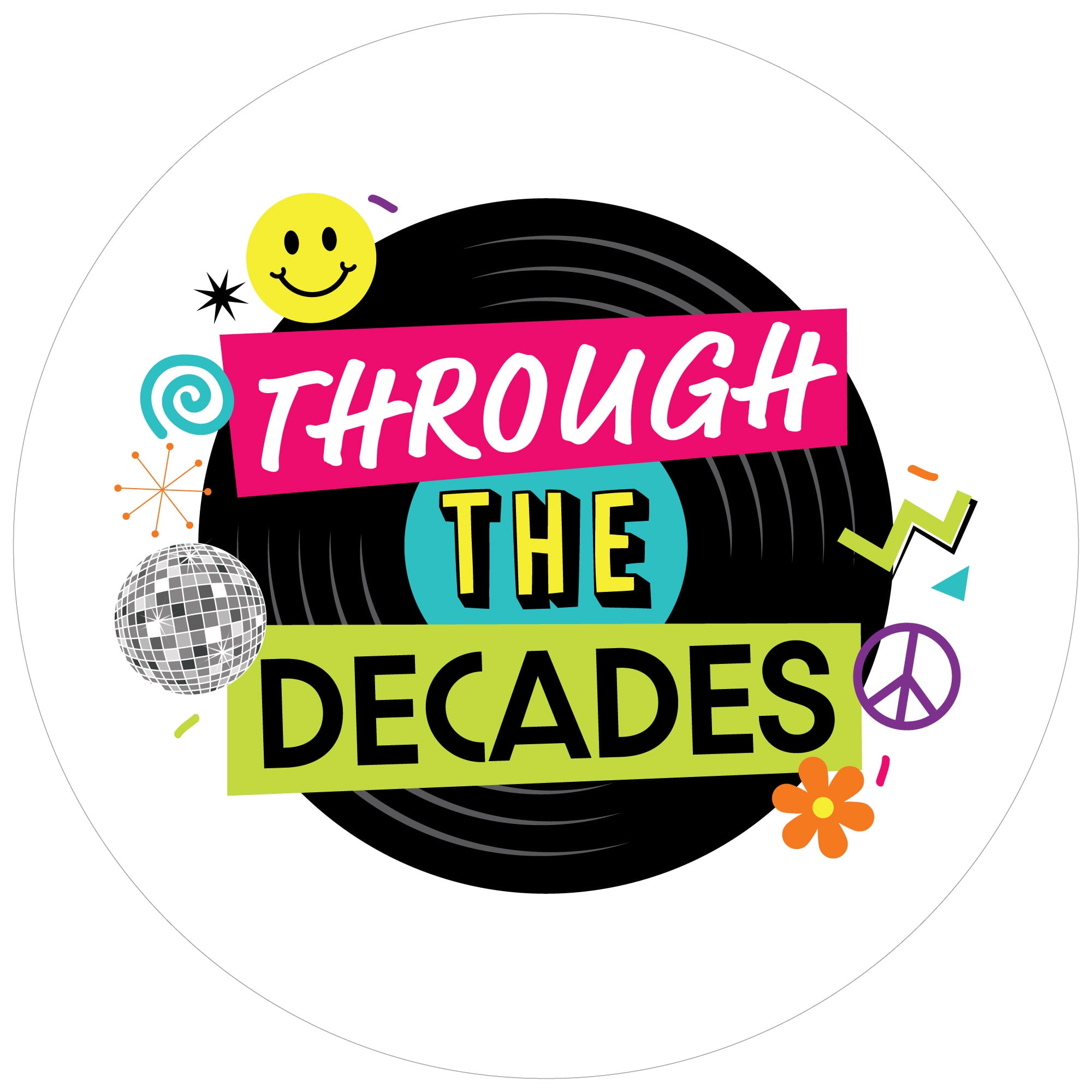 Big Dot of Happiness Through the Decades - 50s, 60s, 70s, 80s, and 90s ...