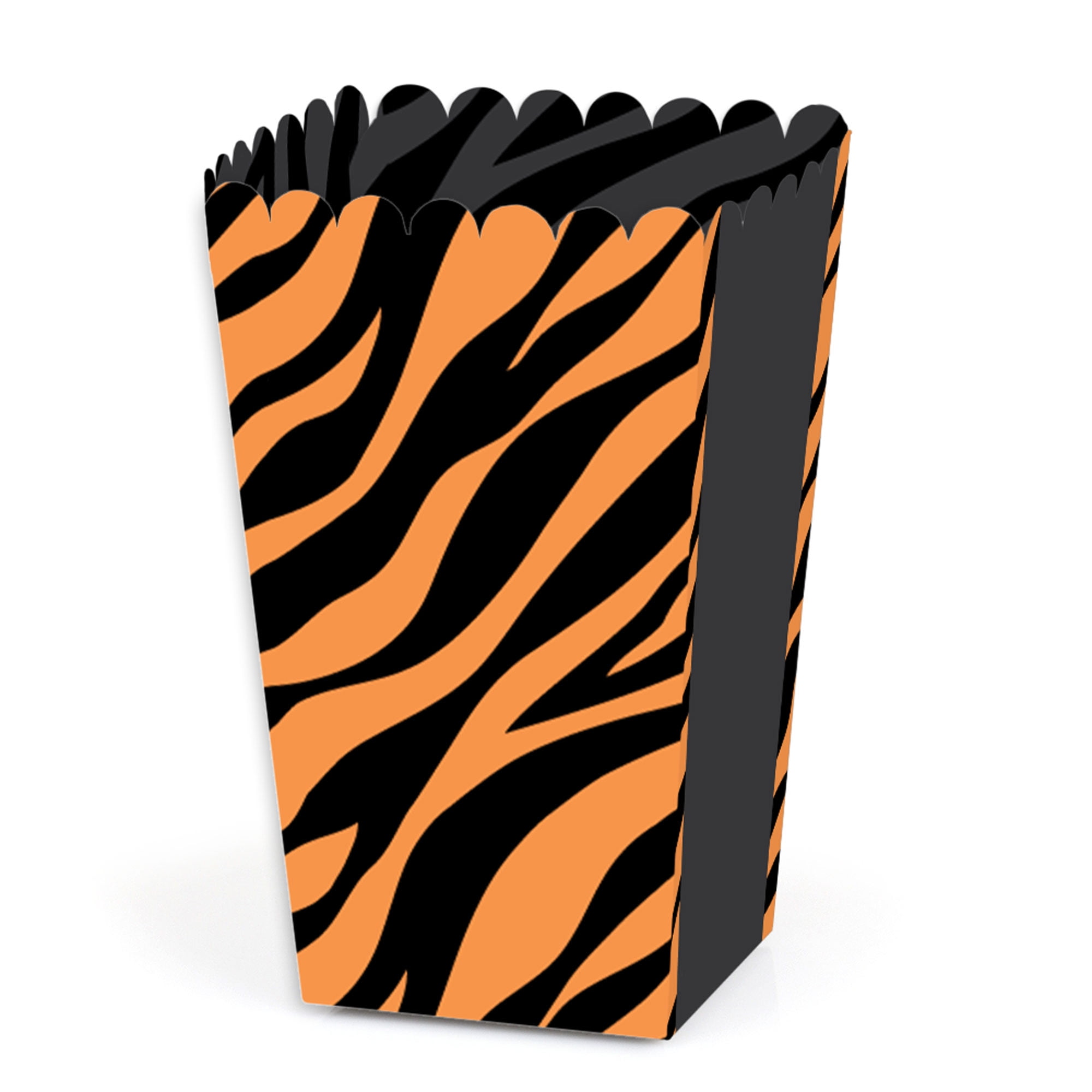 Big Dot of Happiness Tiger Print - Jungle Party Favor Popcorn Treat ...
