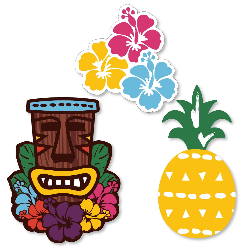 Luau Party Clip Art Tiki