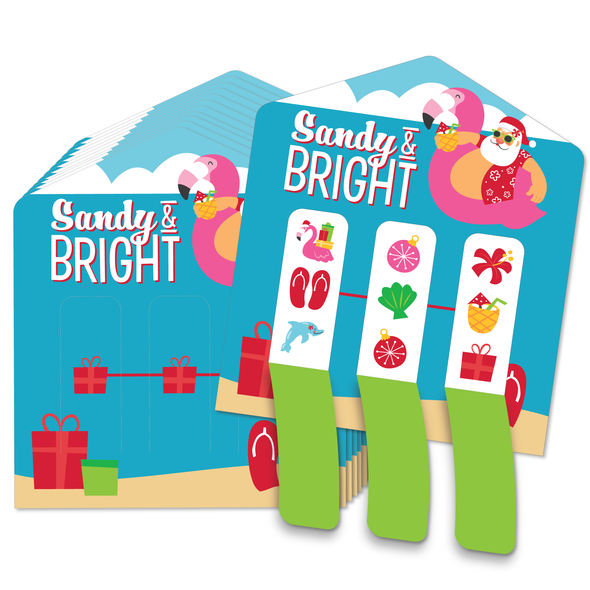 Big Dot of Happiness Tropical Christmas - Beach Santa Holiday Party ...