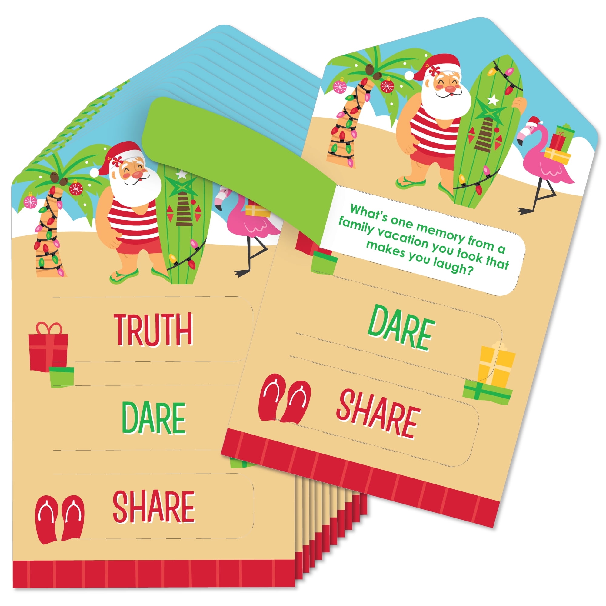 Big Dot of Happiness Tropical Christmas - Beach Santa Holiday Party ...