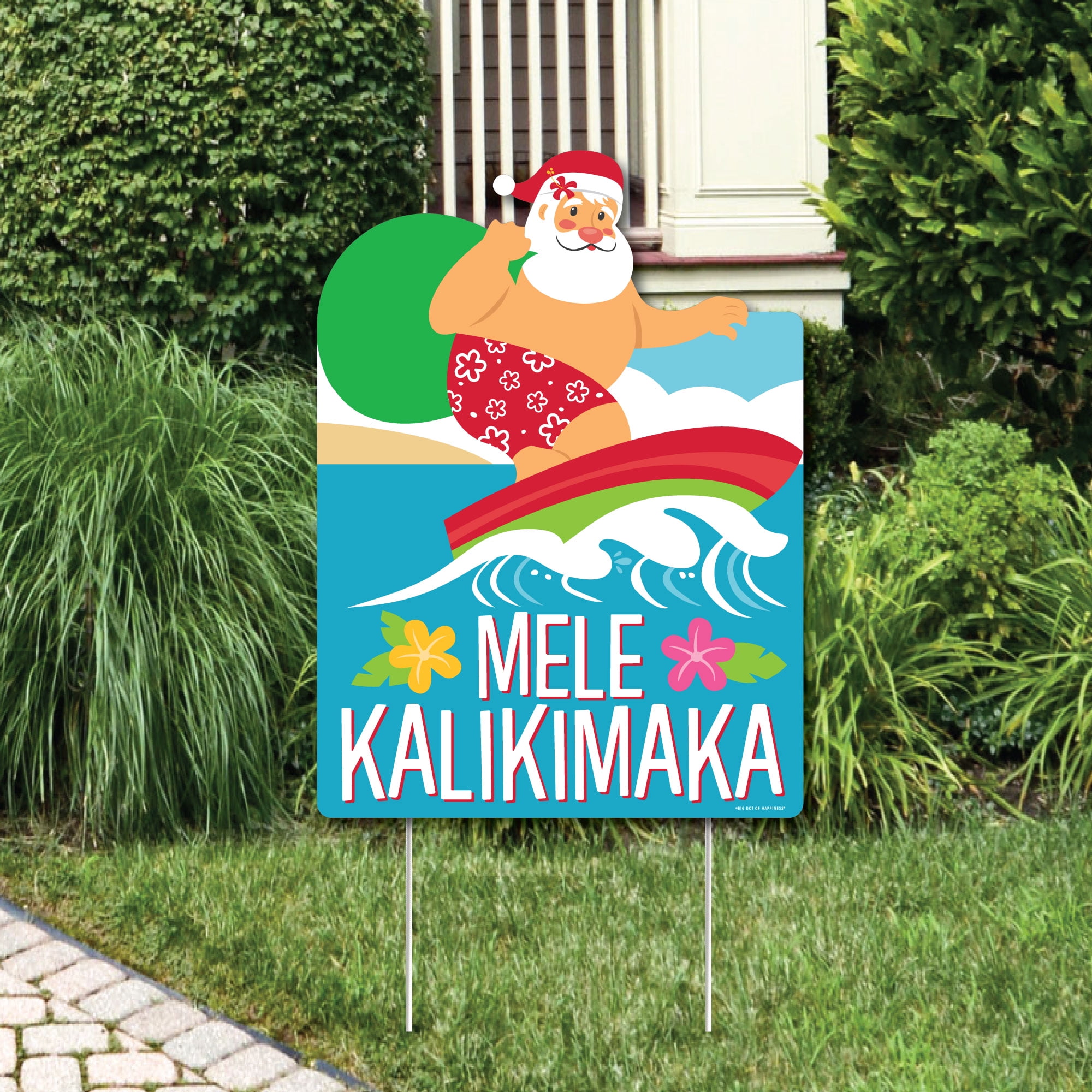 Big Dot of Happiness Tropical Christmas - Party Decorations - Beach ...