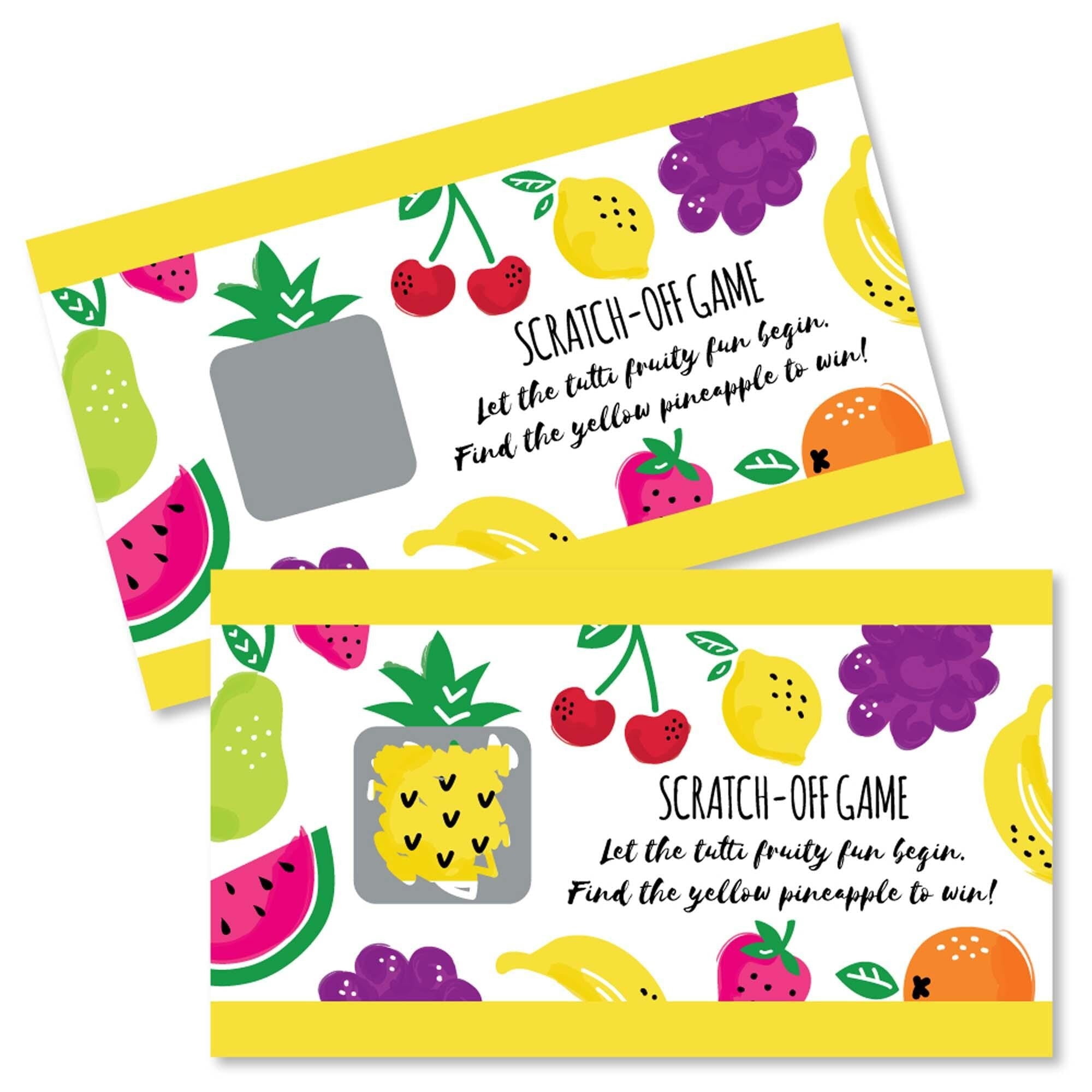 Big Dot of Happiness Tutti Fruity - Party Decorations Frutti Summer ...