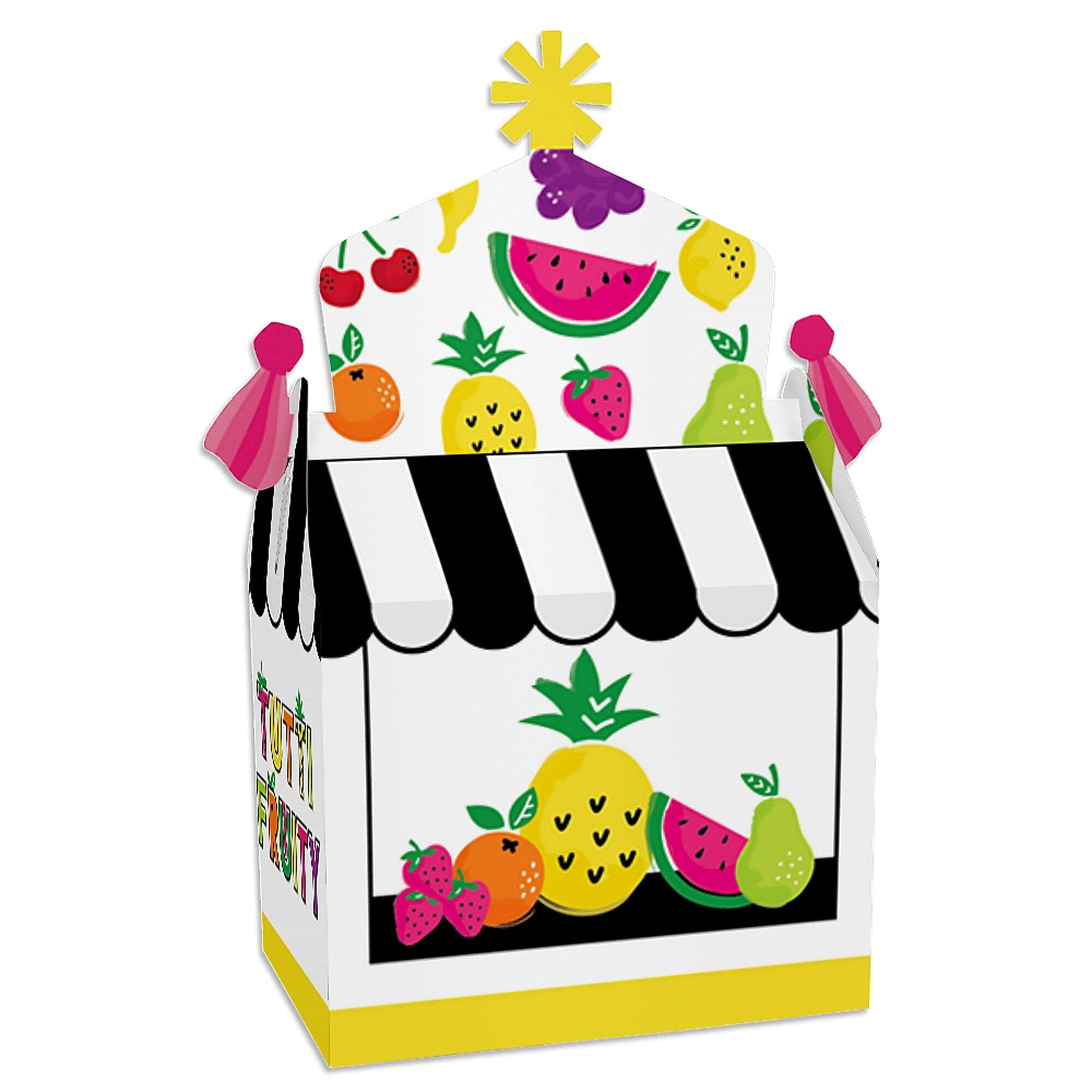 Big Dot of Happiness Tutti Fruity - Treat Box Party Favors - Frutti ...