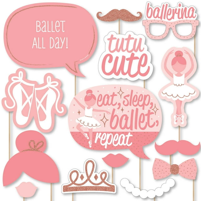 Big Dot of Happiness Tutu Cute Ballerina - Ballet Birthday Party or ...