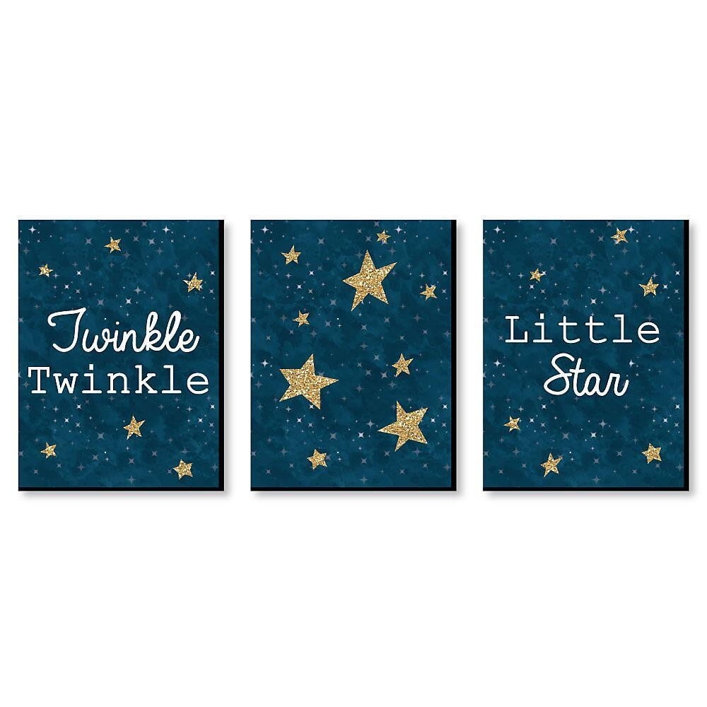 Big Dot of Happiness Twinkle Twinkle Little Star - Baby Boy Nursery ...