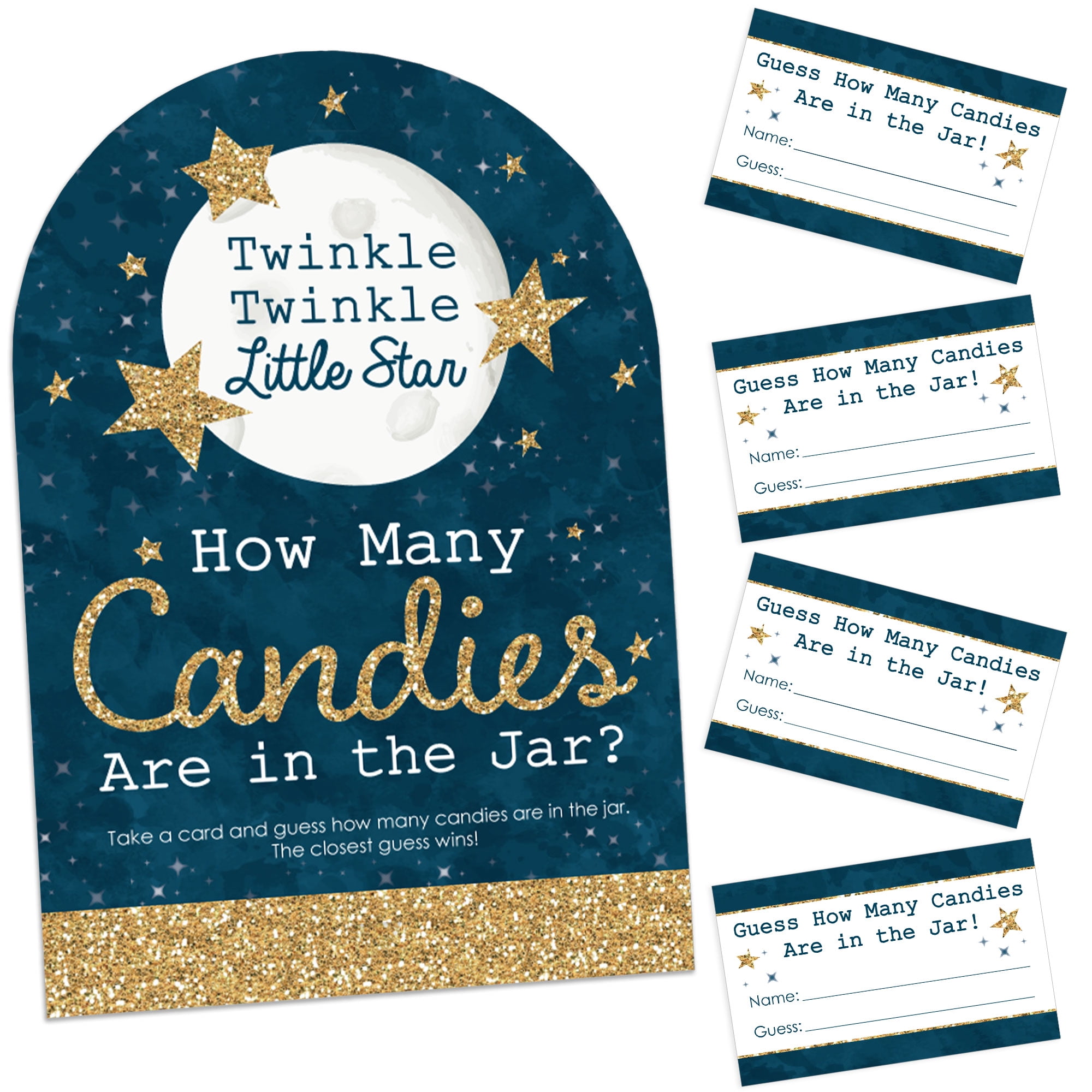 Big Dot of Happiness Twinkle Twinkle Little Star - How Many Candies ...